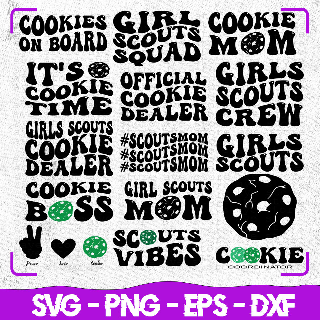Girl scout cookies SVG Bundle, Girl Scout Mom svg, Girl Scou | Inspire ...