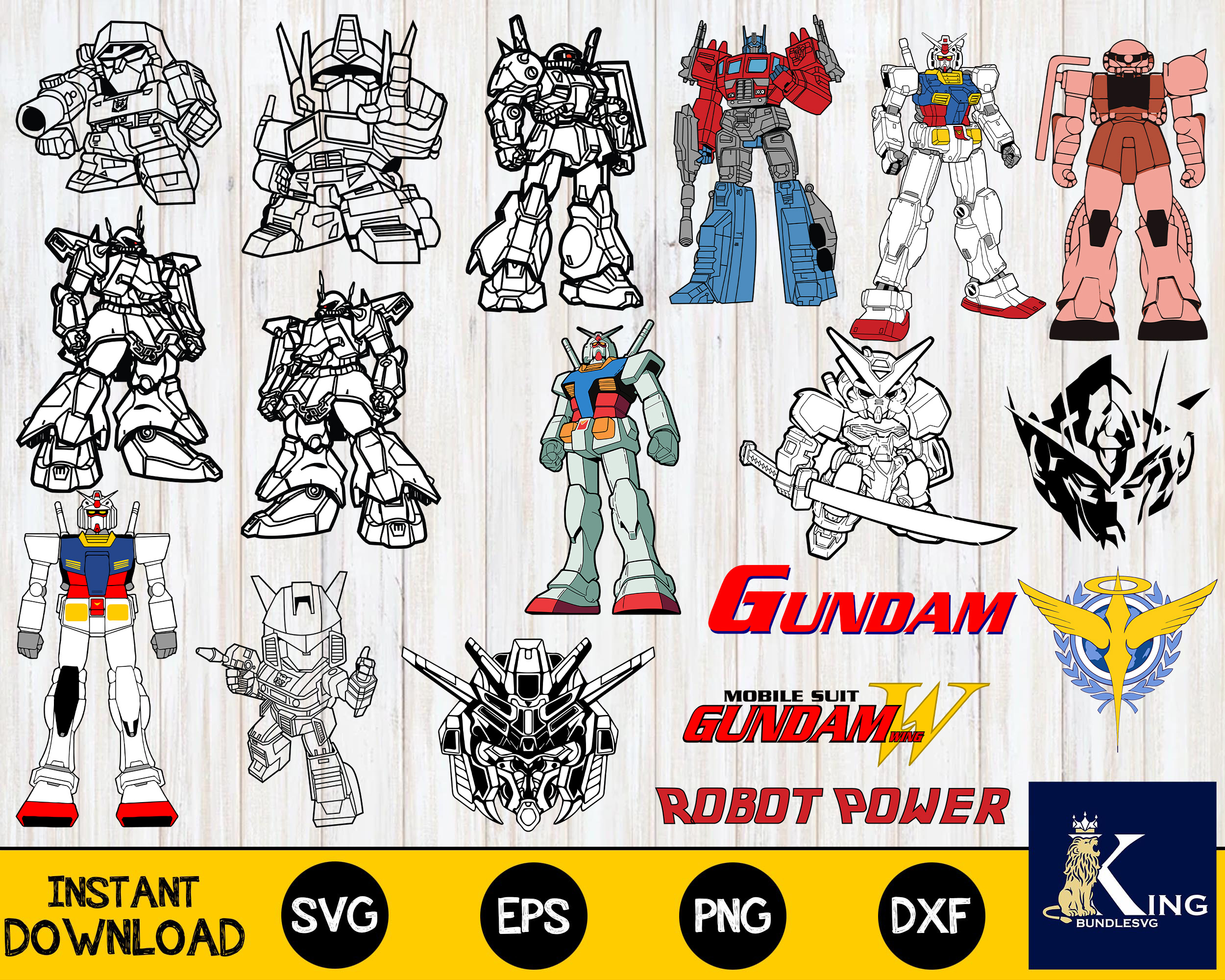 bundle gundam svg - Inspire Uplift