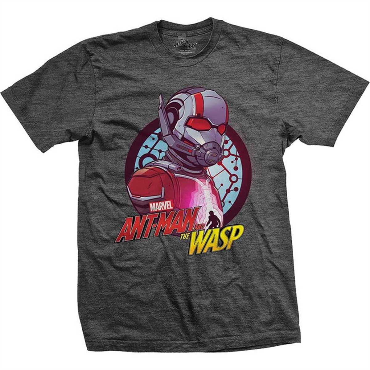 Marvel Comics Unisex Tee: Ant Man & The Wasp Circle Comp. - Inspire Uplift