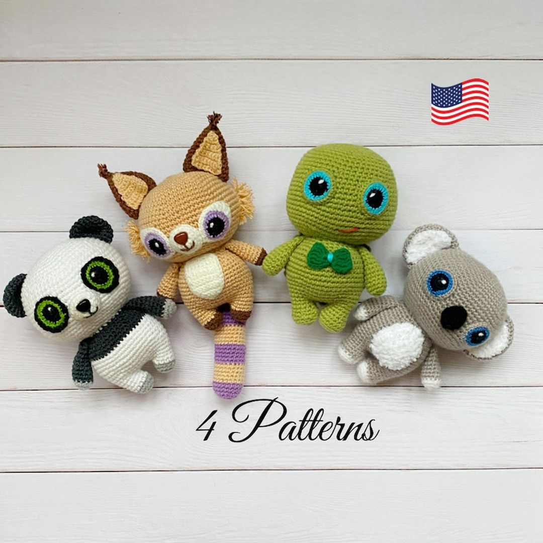 Crochet Patterns 4 toys amigurumi. Crochet patterns toy - Inspire Uplift