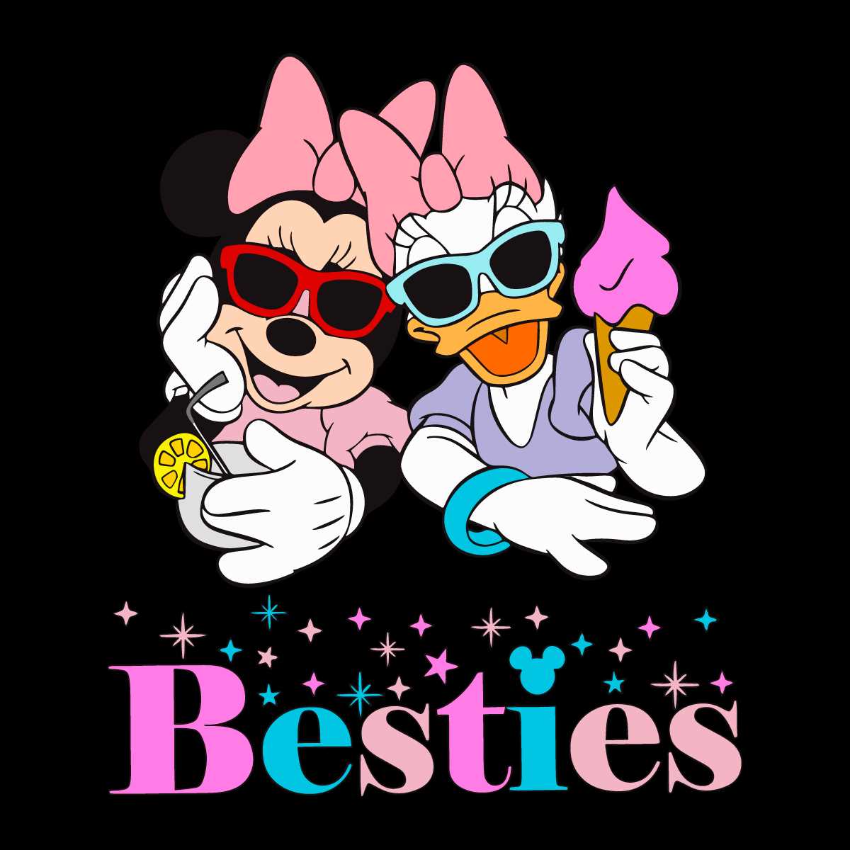 Mouse And Duck SVG Besties SVG Cricut For Files Design | Inspire Uplift