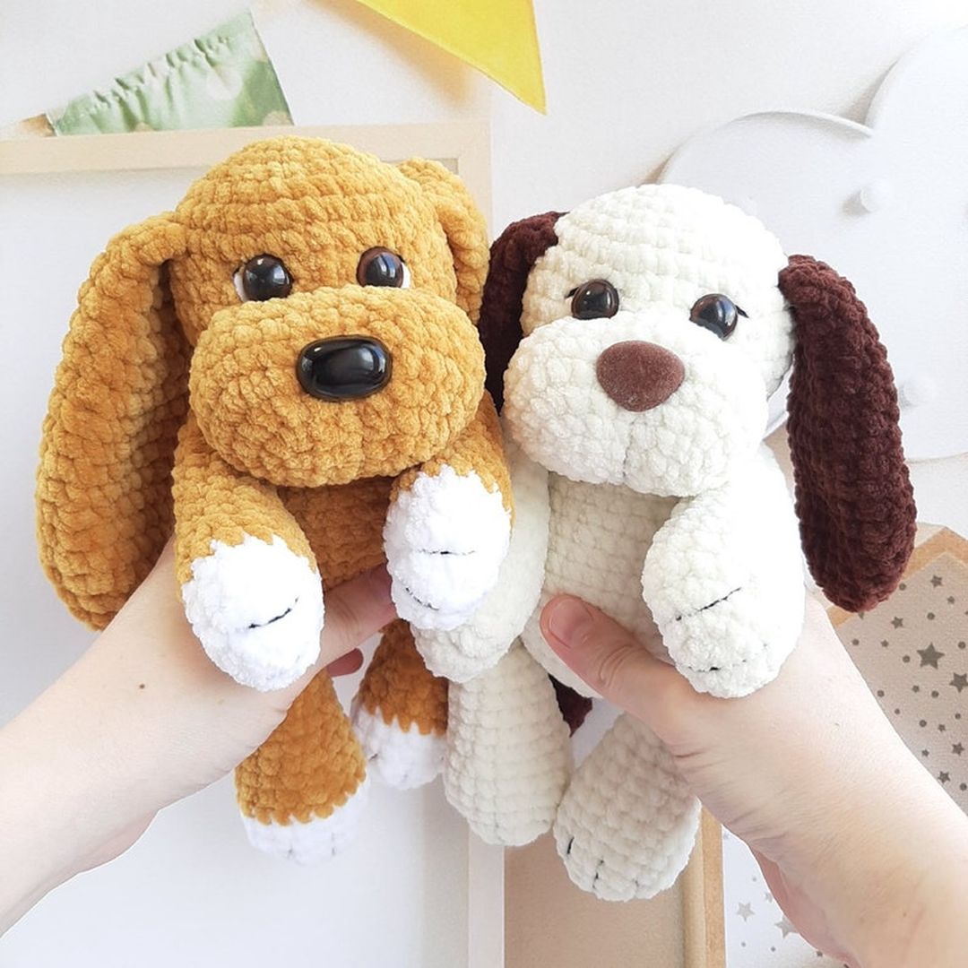Crochet PATTERN dog, Amigurumi tutorial PDF in English, croc - Inspire ...