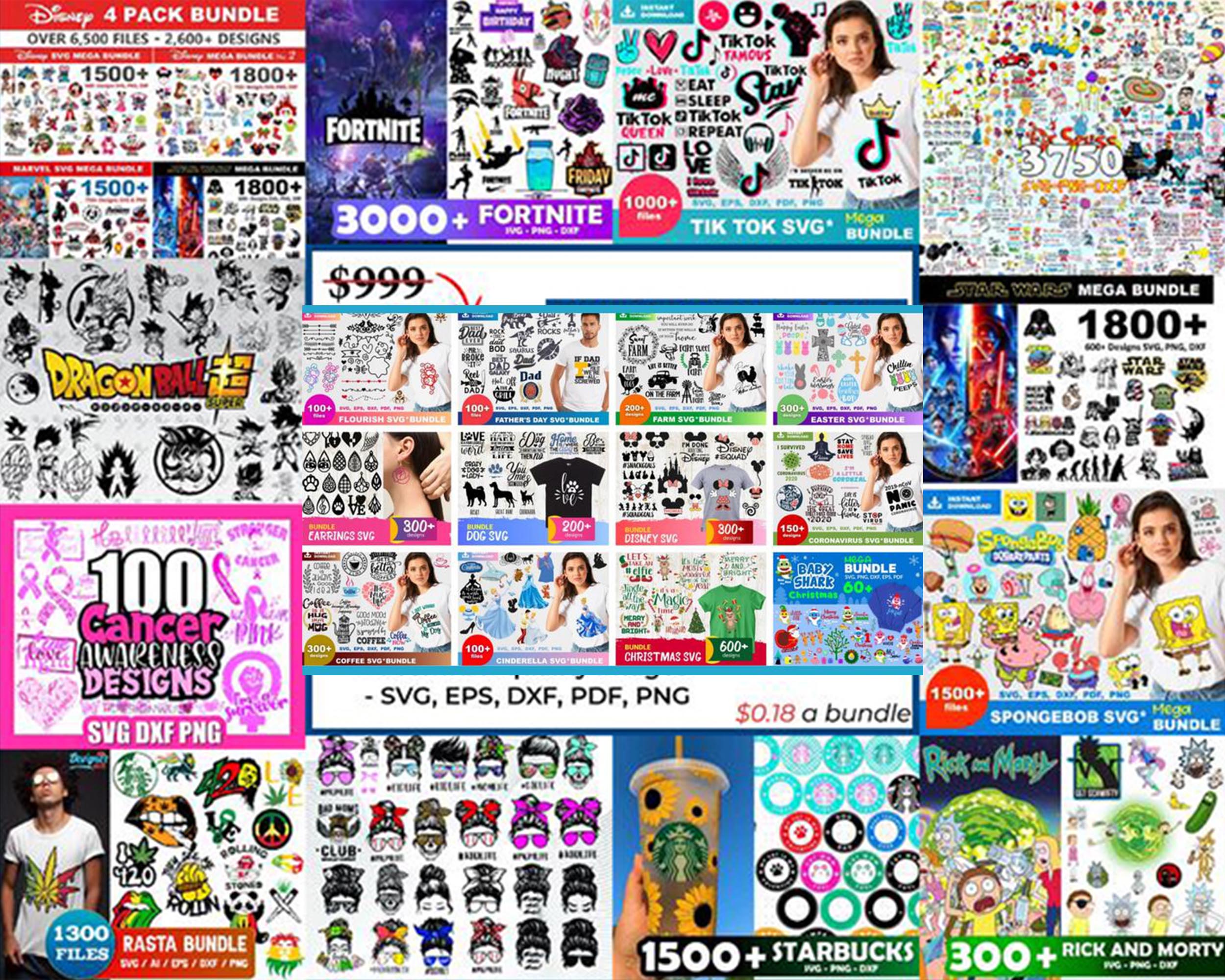 300 Ultimate Giga Bundle ,300 bundle svg , Mega SVG Bundle , - Inspire ...