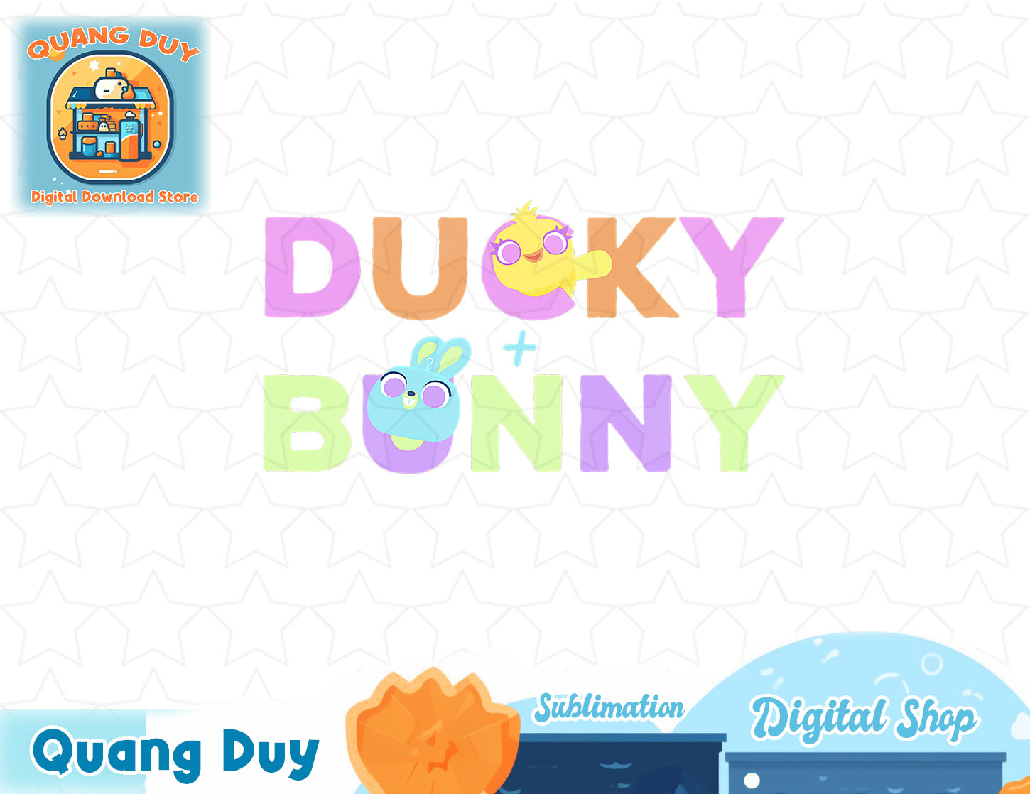 Disney Pixar Toy Story 4 Ducky Bunny Colorful Names Logo T- | Inspire ...