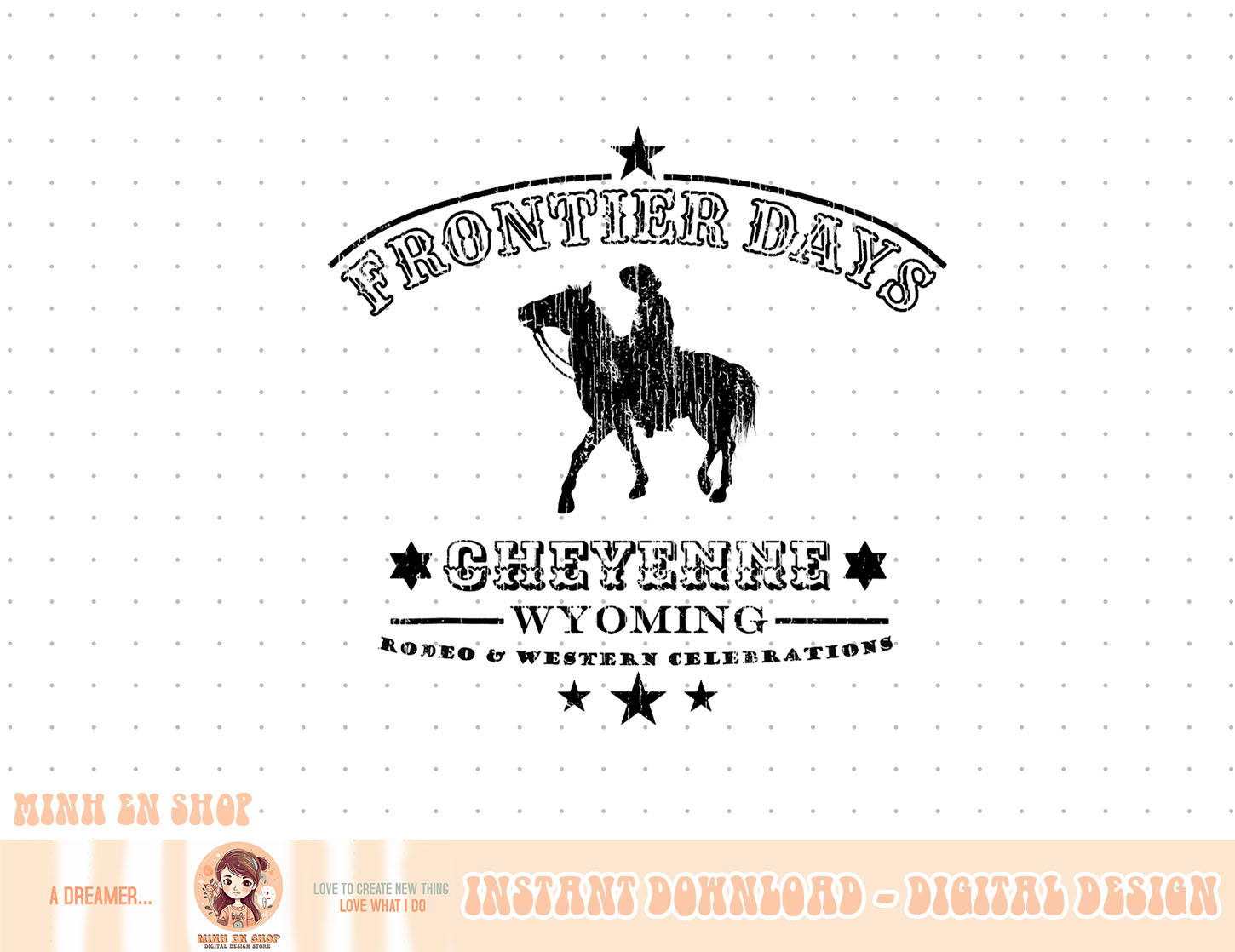 Frontier Days Rodeo Wild Western Cheyenne Wyoming png | Inspire Uplift