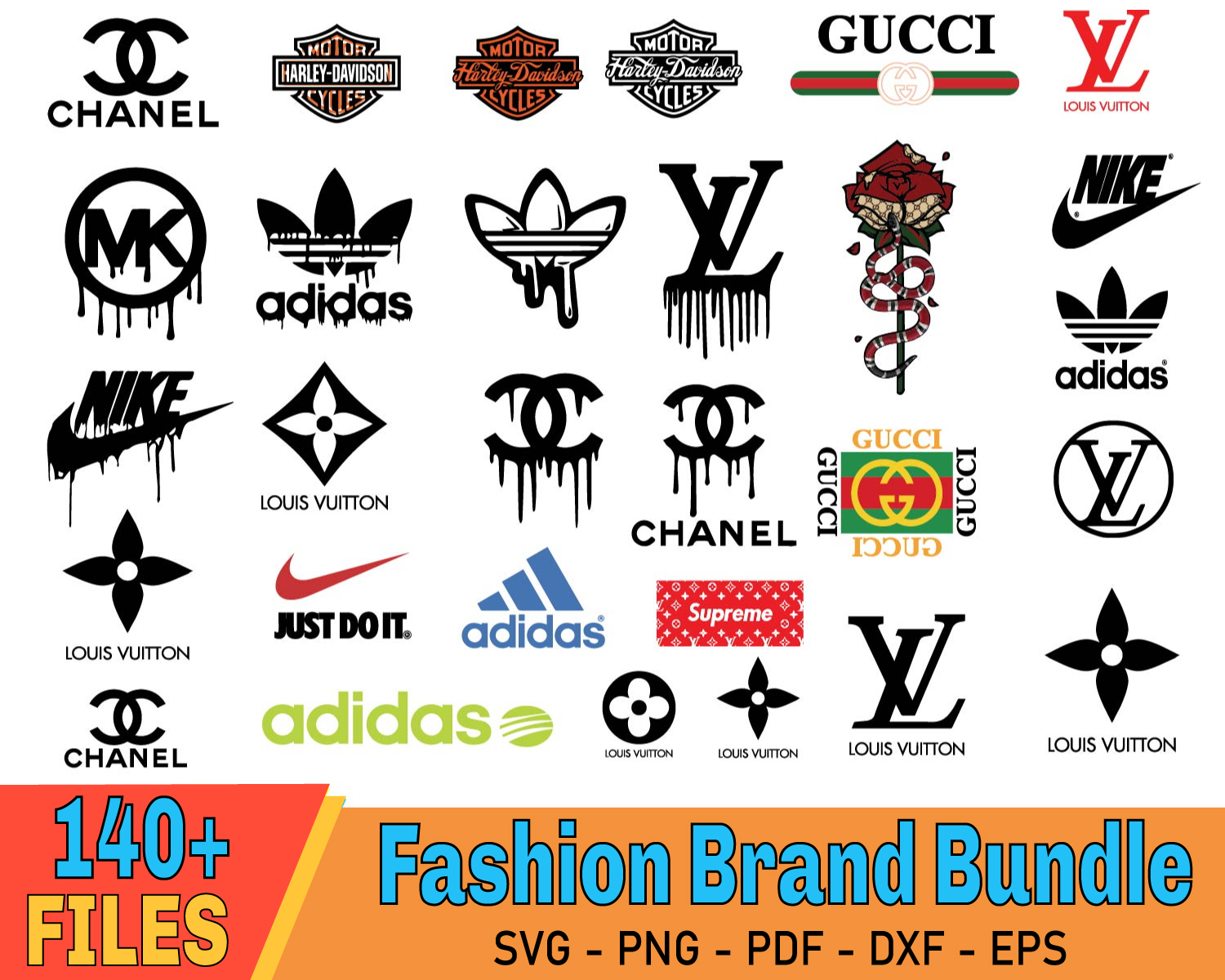 Big Bundle Famous Brand Logo Svg, Brand Logo Svg, Famous Bra | Inspire ...