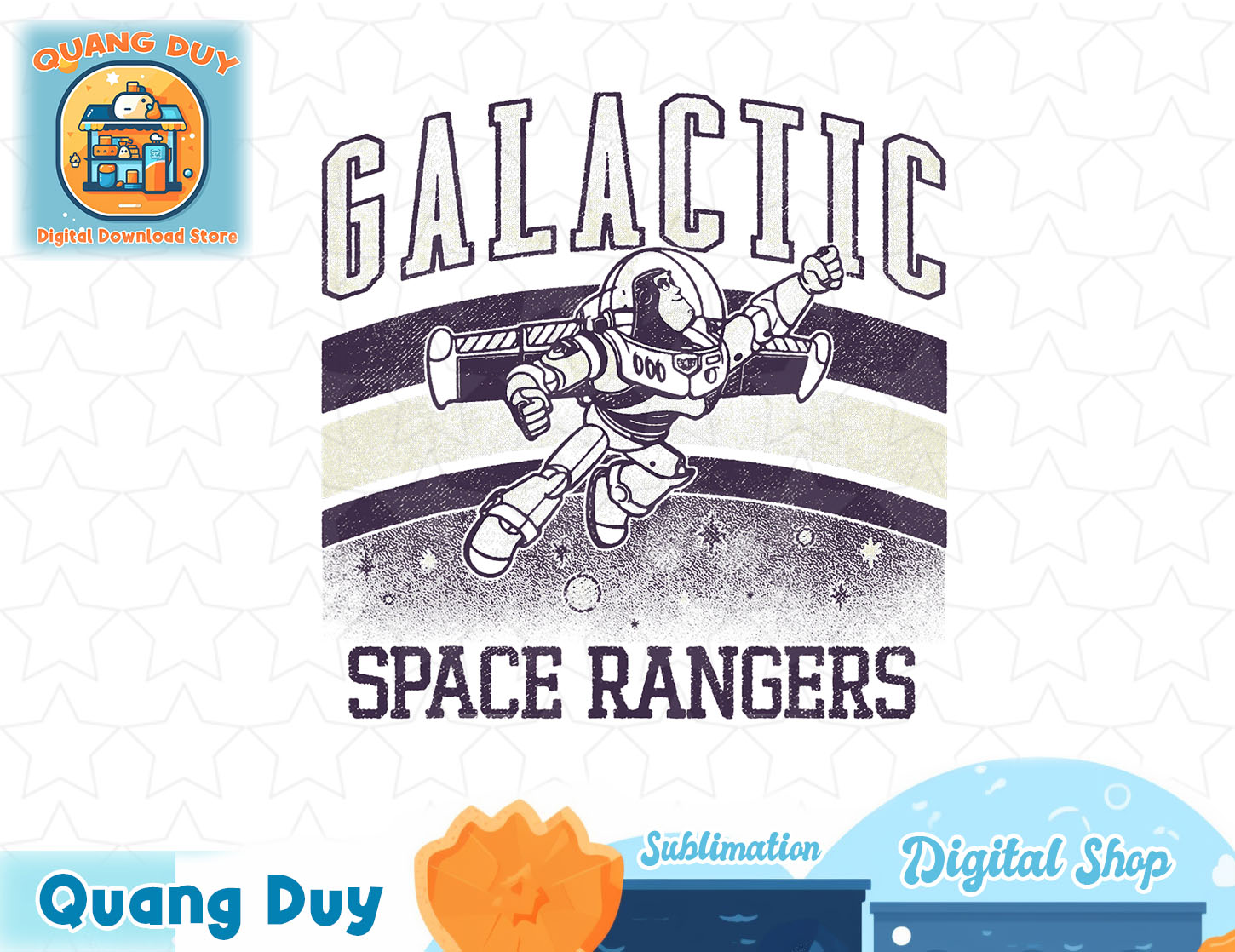 Disney Pixar Toy Story Buzz Lightyear Galactic Space Rangers | Inspire ...