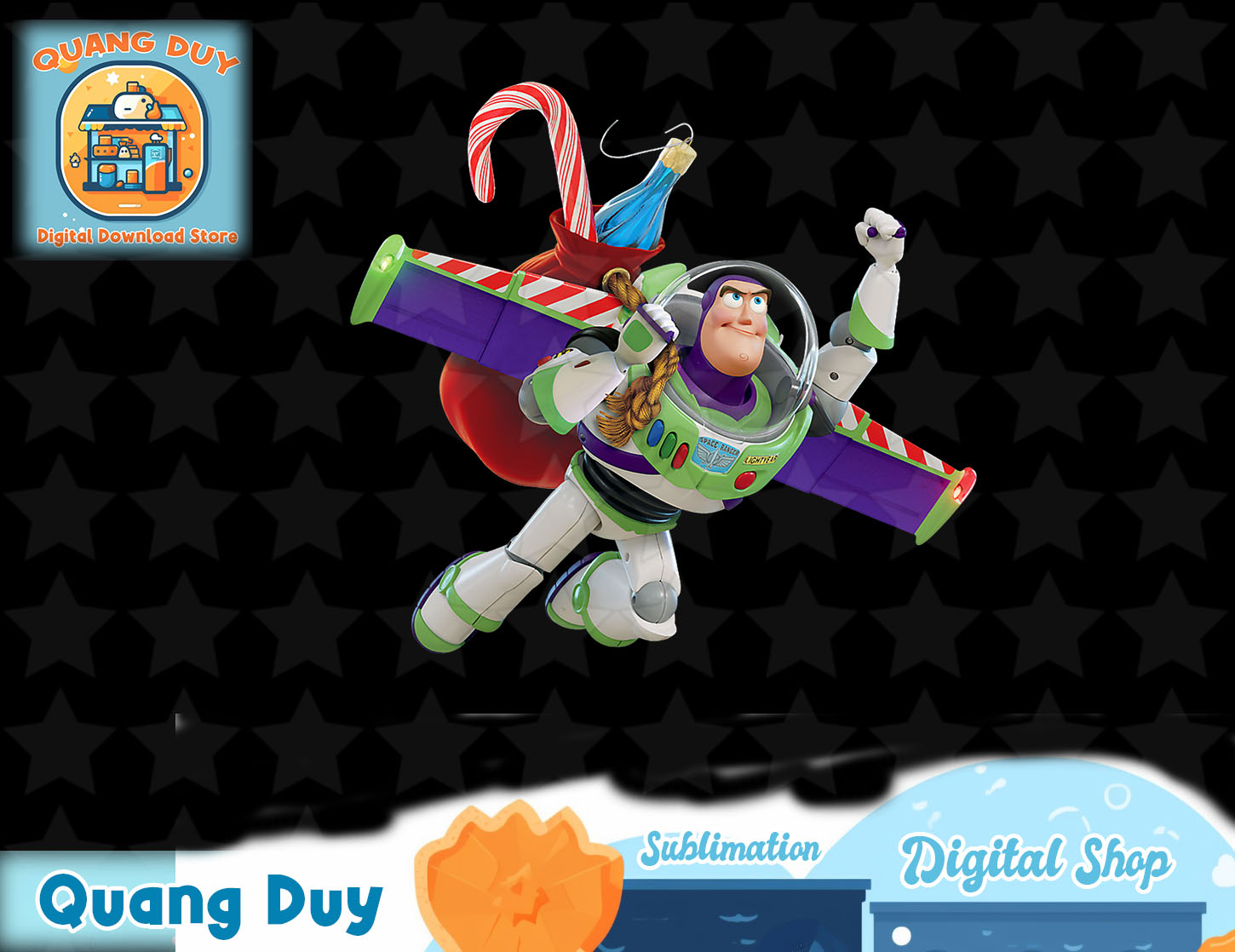 Disney PIXAR Toy Story Buzz Lightyear Holiday Flight T-Shirt | Inspire ...