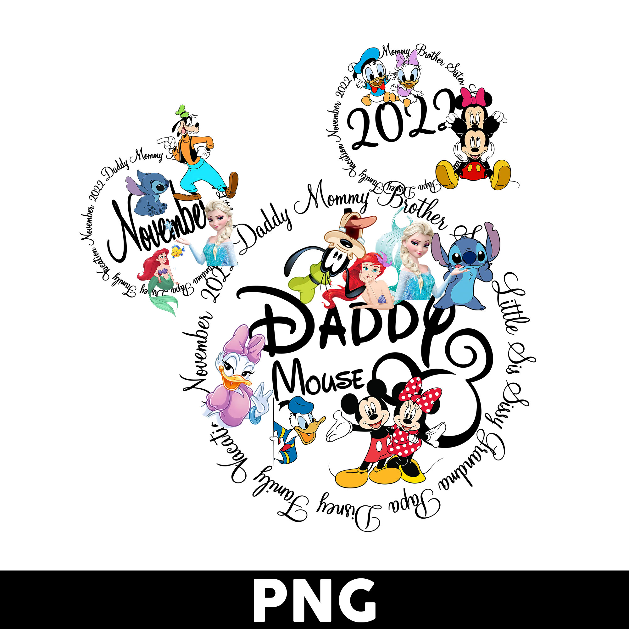 Mickey And Friends Png, Disney Daddy Png, Disney Family Vaca | Inspire ...