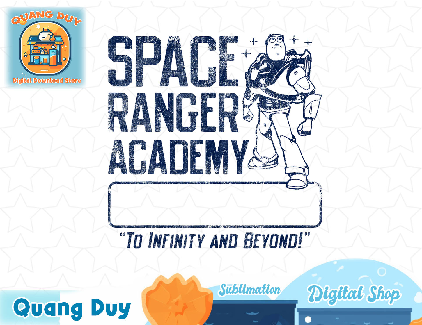 Disney Pixar Toy Story Buzz Lightyear Space Ranger Academy T | Inspire ...