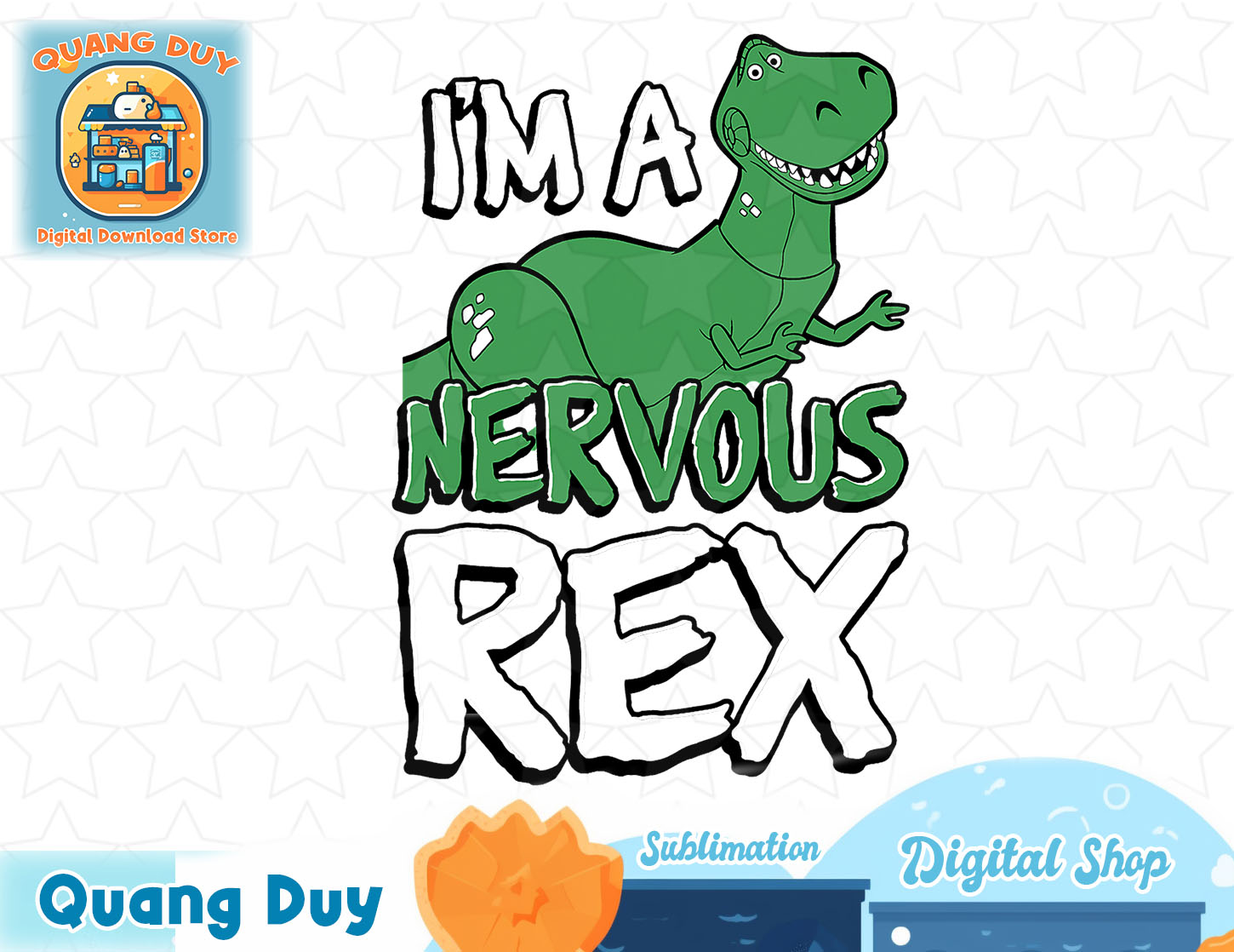 Disney Pixar Toy Story Nervous Rex Graphic T-Shirt T-Shirt c - Inspire ...