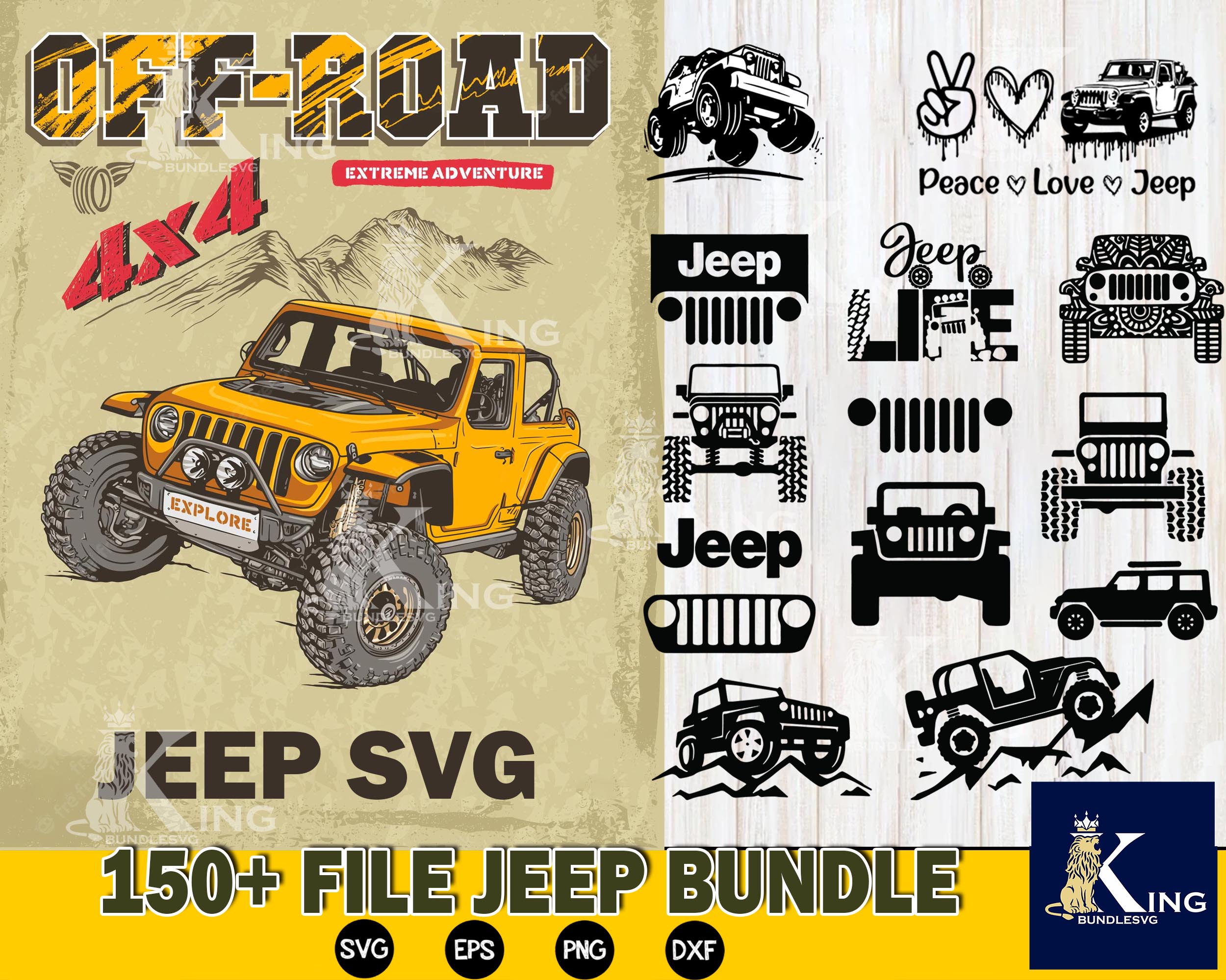 150 file jeep bundle svg, jeep svg | Inspire Uplift