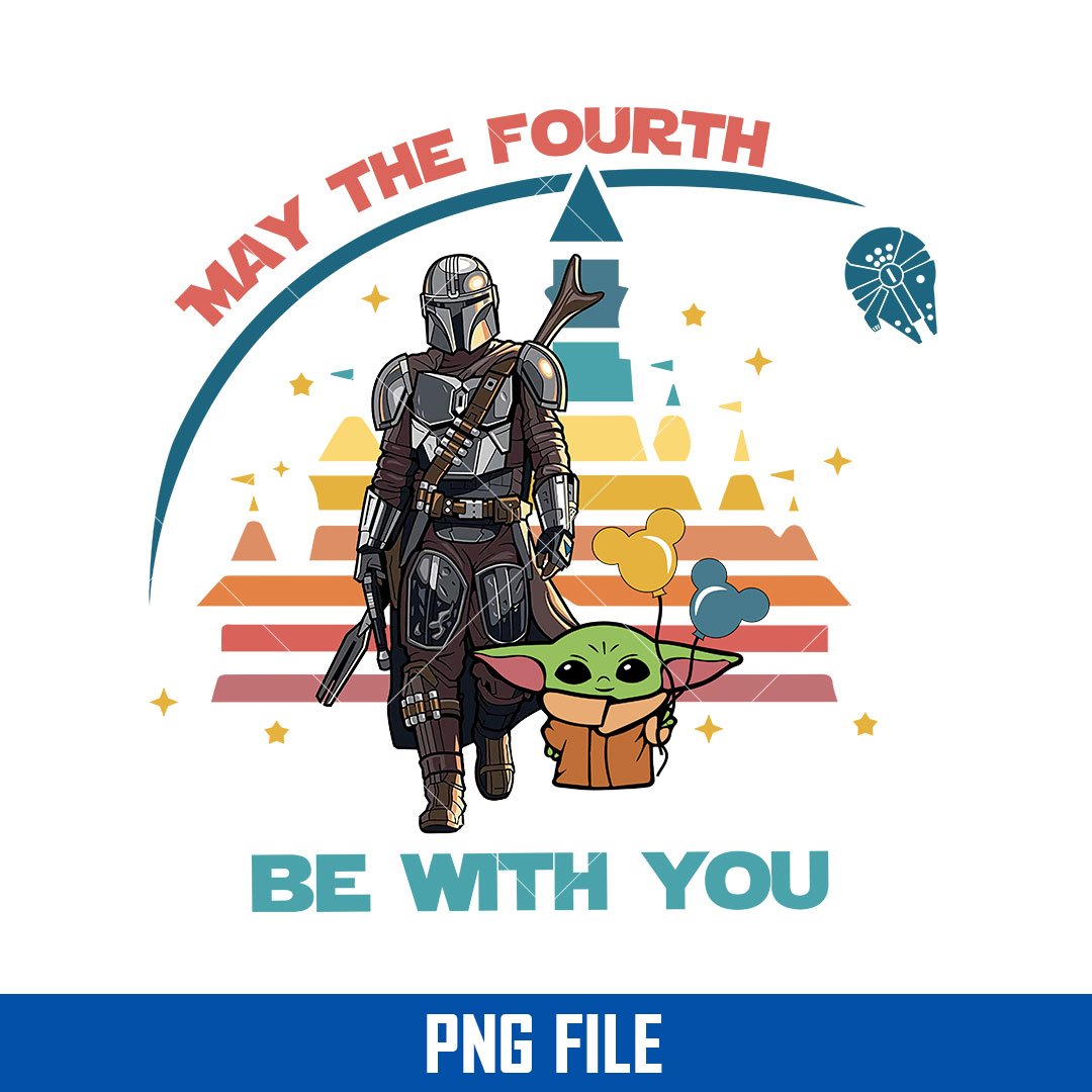 May The Fourth Be With You Png, Boba Fett and Yoda Png, Star | Inspire ...