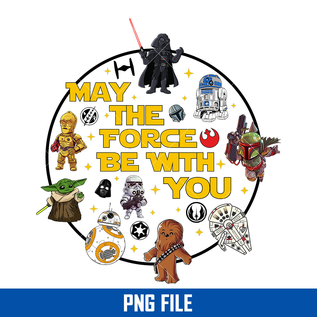 May The Fourth Be With You Svg, Star Wars Movies Png, Star W - Inspire ...
