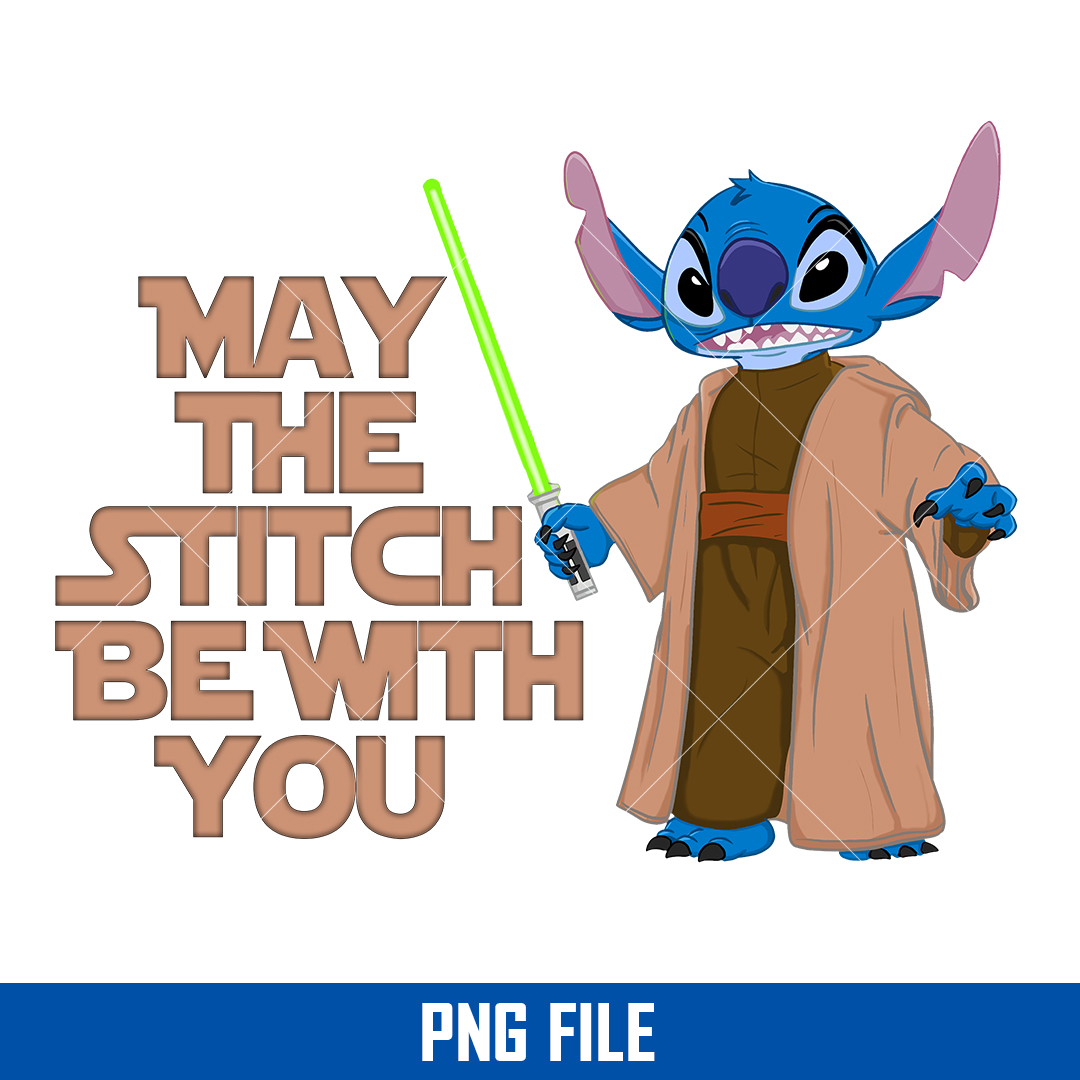 May The Stitch Be With You Png, Stitch Star Wars Png, Star W - Inspire ...