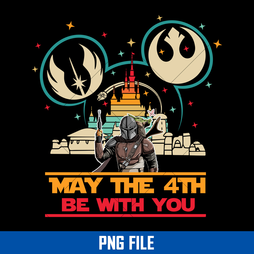 May The 4th Be With You Png, Boba Fett And Baby Yoda Png, Di | Inspire ...