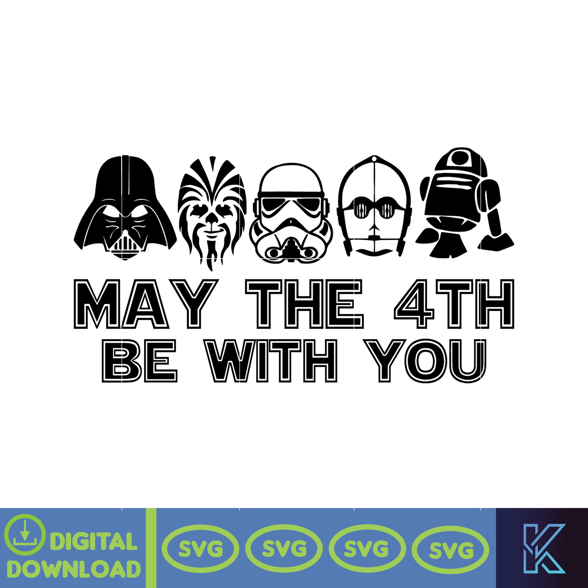May The 4th Be With You Png Svg, Television Series, Space Tr - Inspire ...
