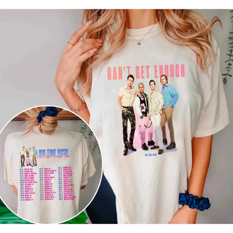 Big Time Rush Band Cant Get Enough Tour Shirt, 2023 Tour Mer | Inspire ...