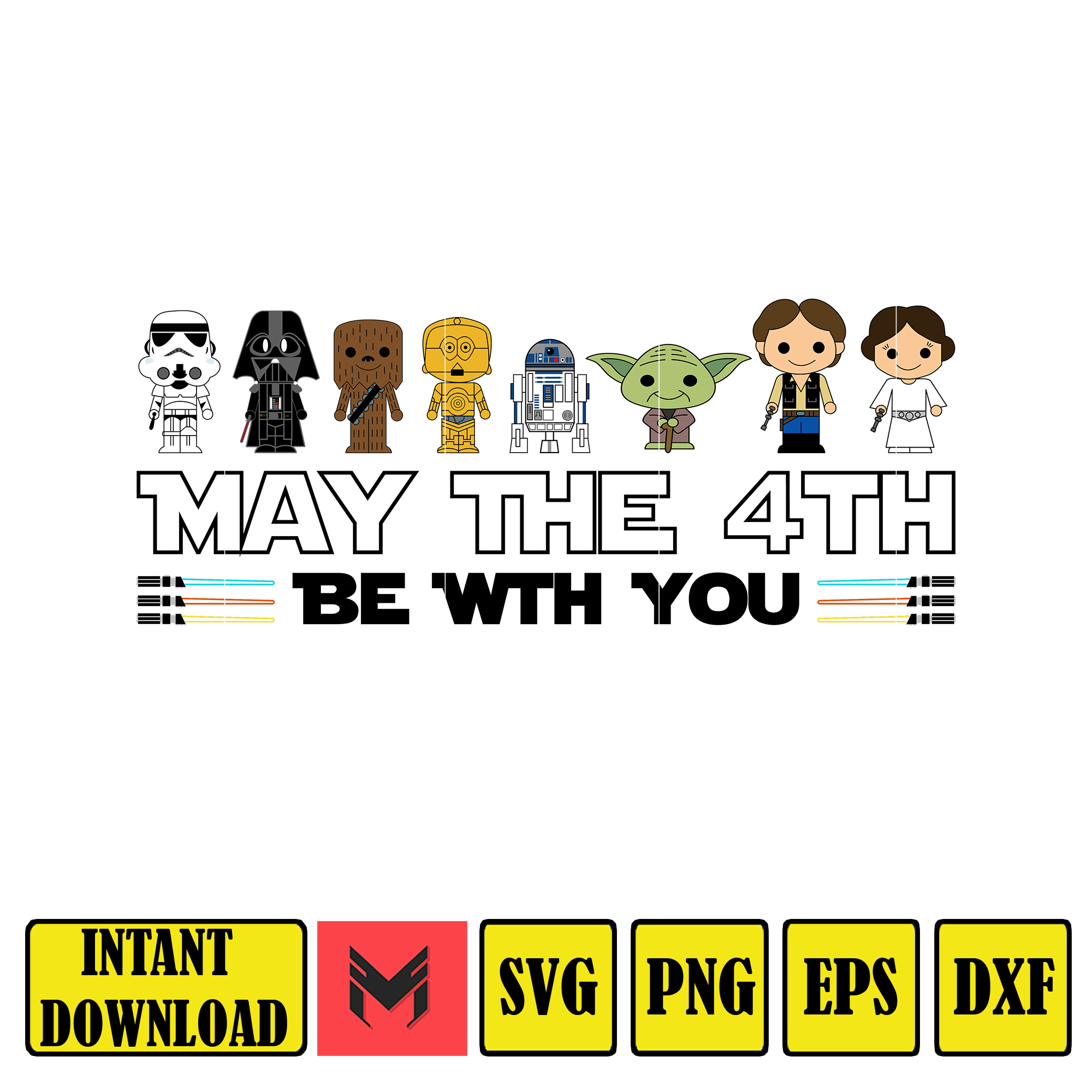 May The 4th Be With You Png Svg, Television Series, Space Tr | Inspire ...
