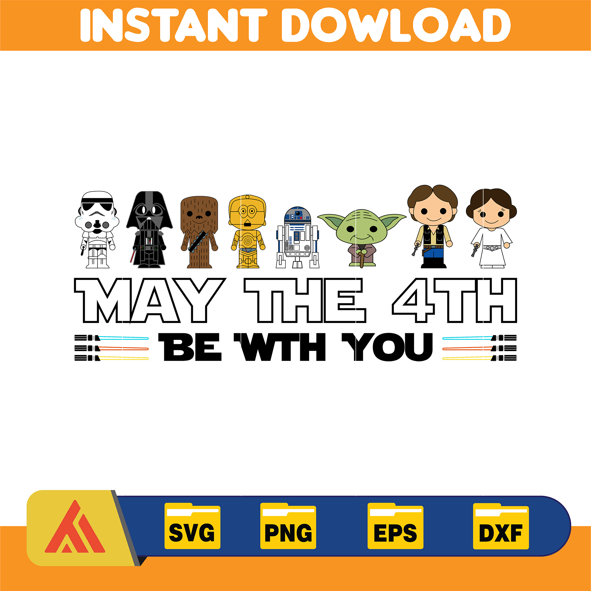 May The 4th Be With You Png Svg, Television Series, Space Tr - Inspire ...