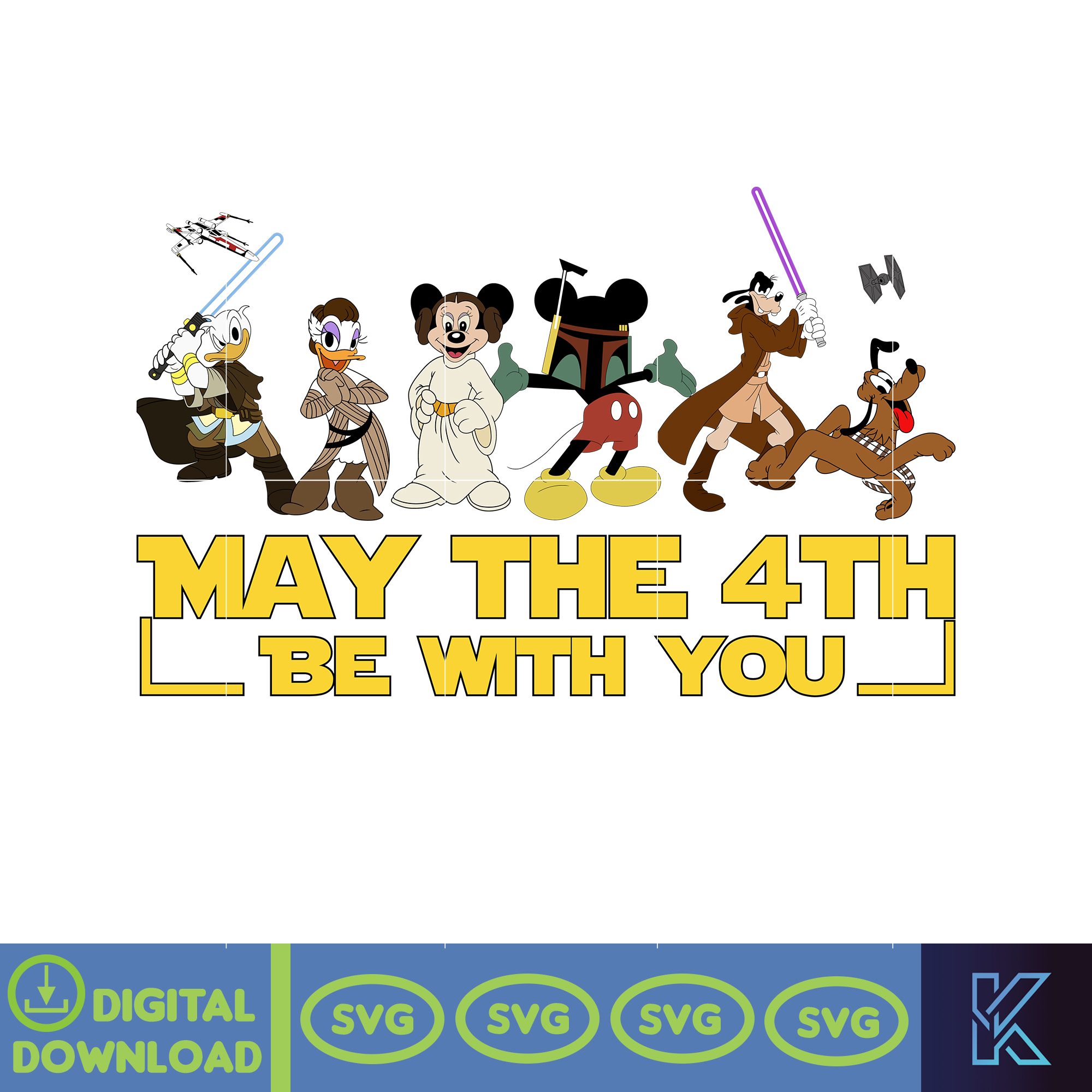 May The 4th Be With You Png Svg, Television Series, Space Tr | Inspire ...