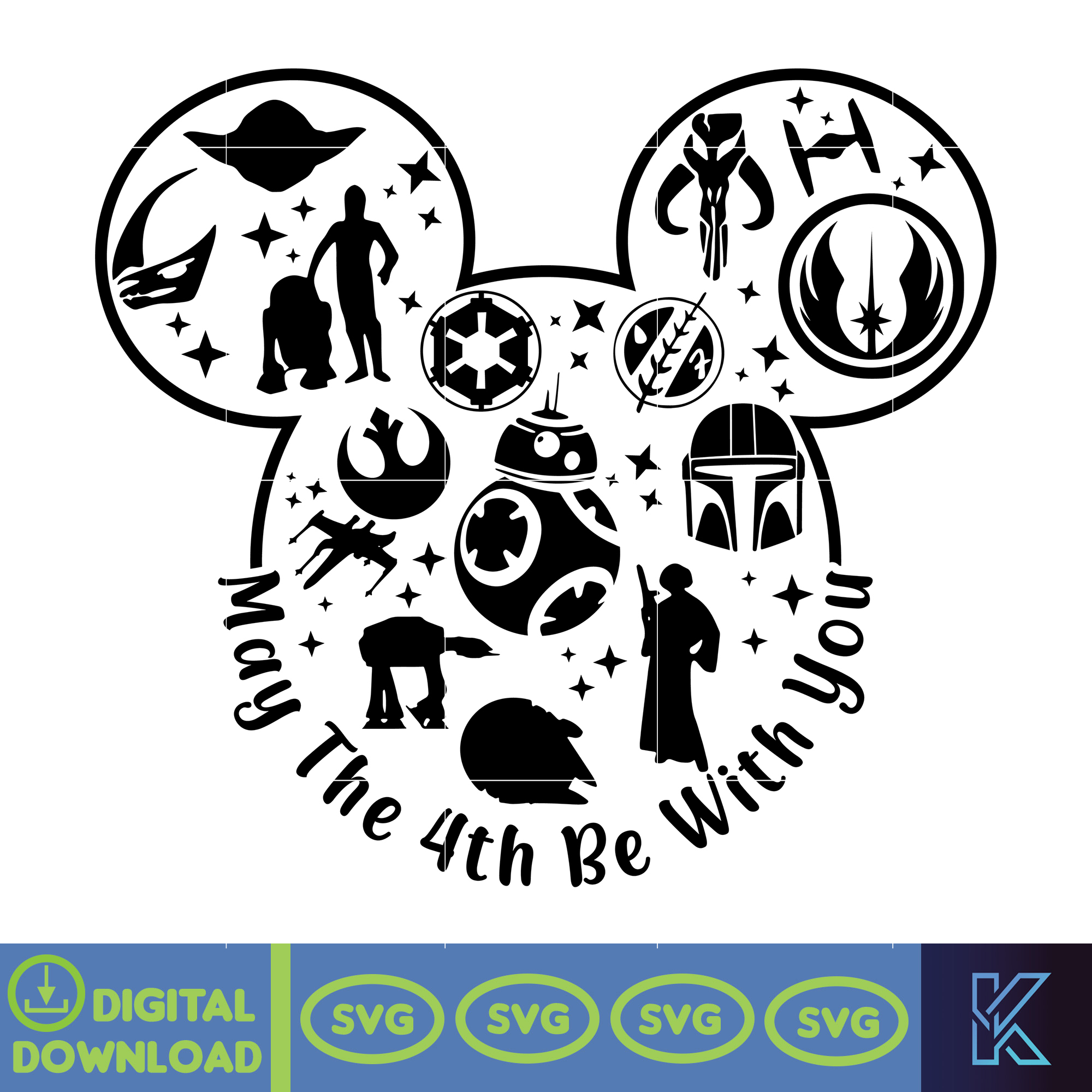 May The 4th Be With You Png Svg, Television Series, Space Tr | Inspire ...