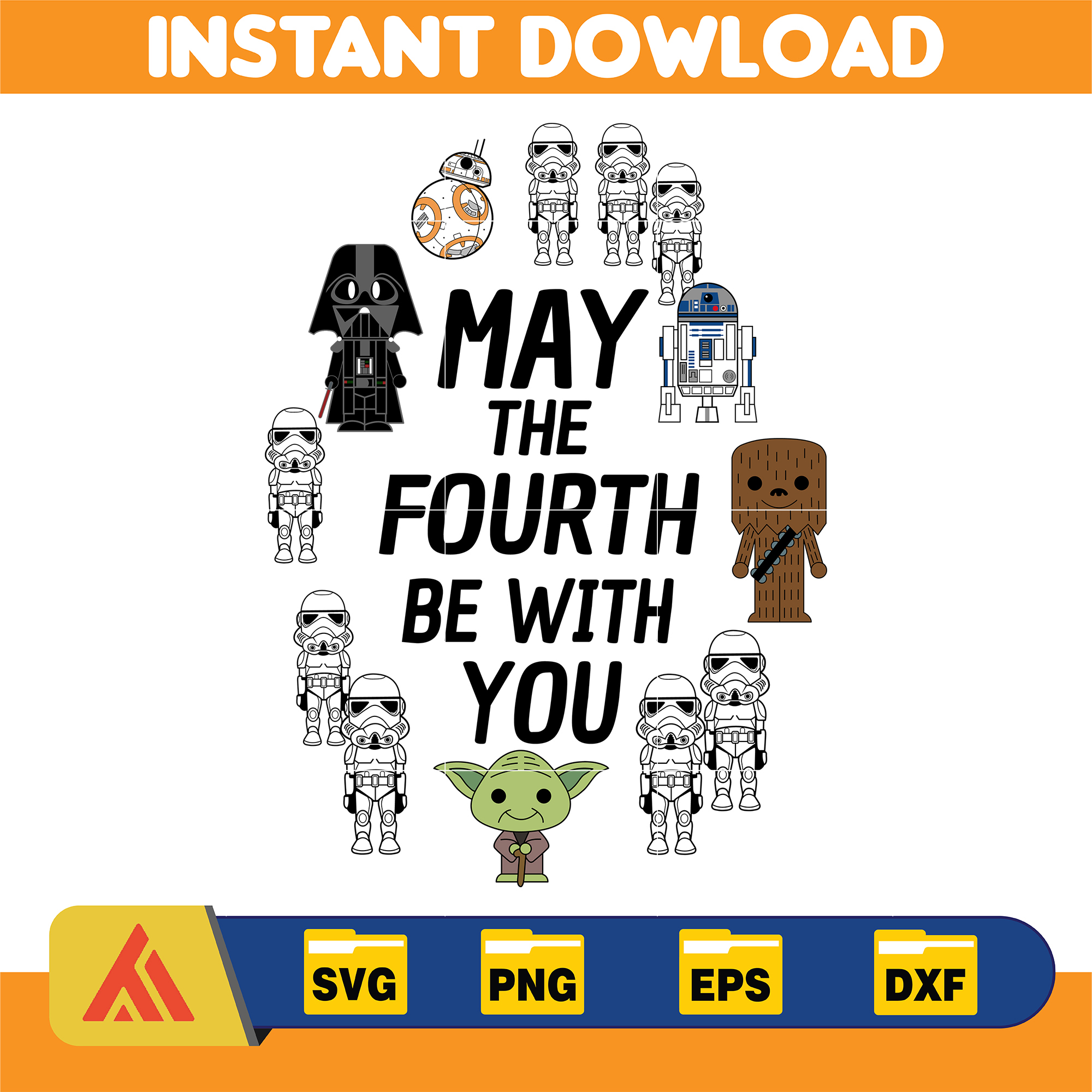 May The 4th Be With You Png Svg, Television Series, Space Tr | Inspire ...