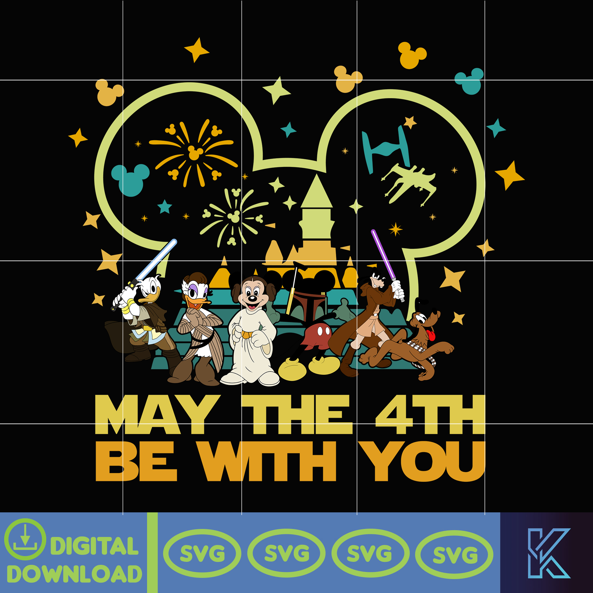 May The 4th Be With You Png Svg, Television Series, Space Tr | Inspire ...