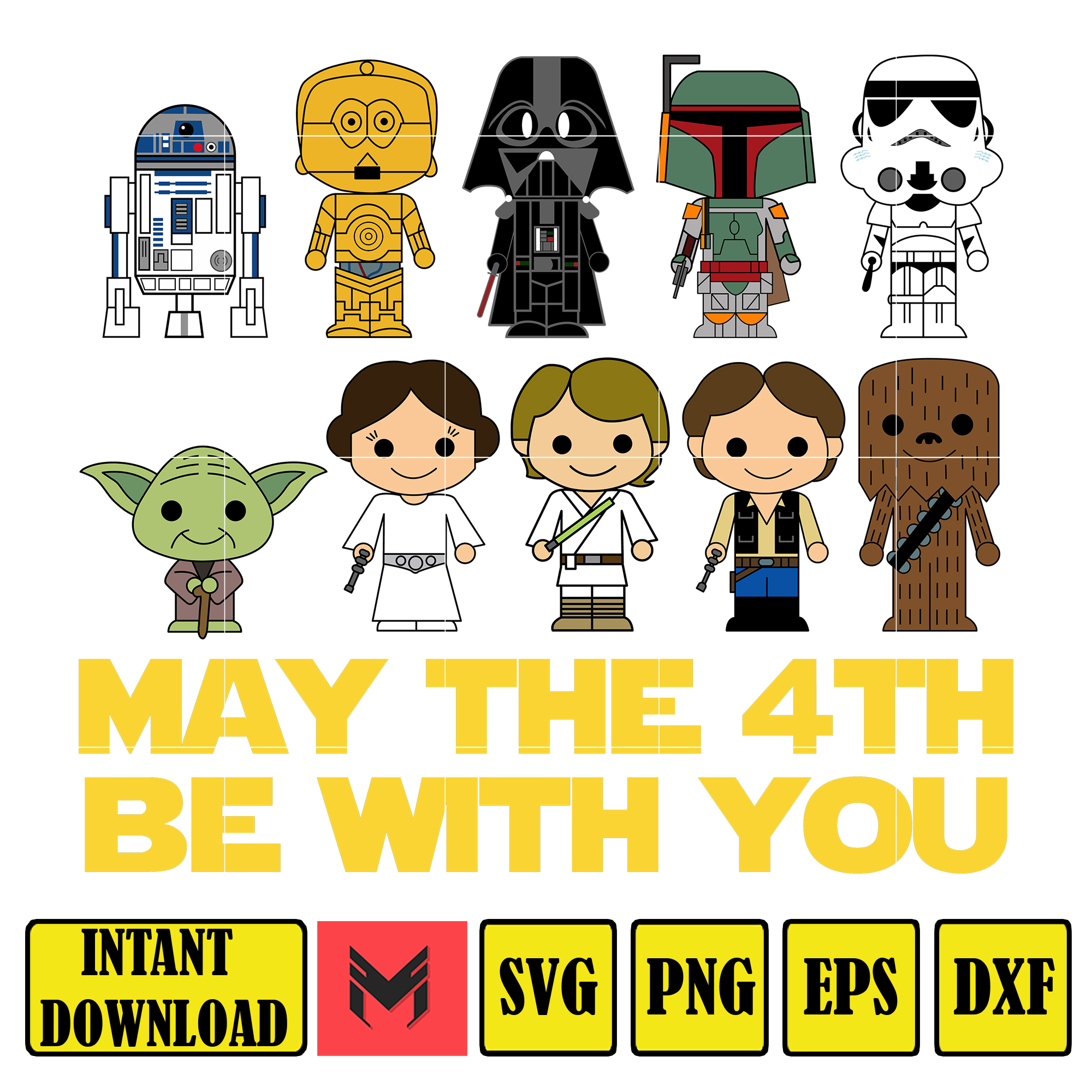 May The 4th Be With You Png Svg, Television Series, Space Tr - Inspire ...