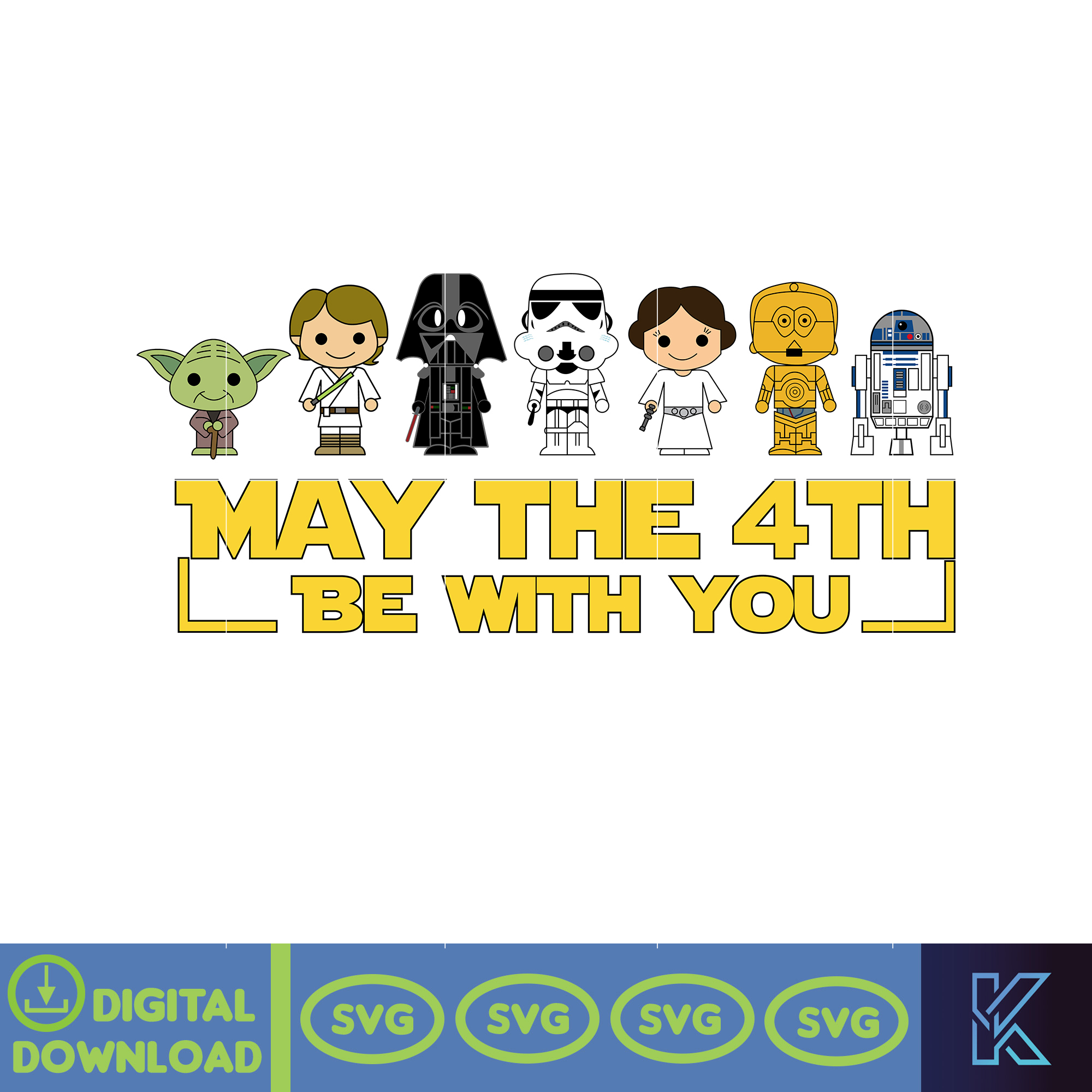 May The 4th Be With You Png Svg, Television Series, Space Tr - Inspire ...