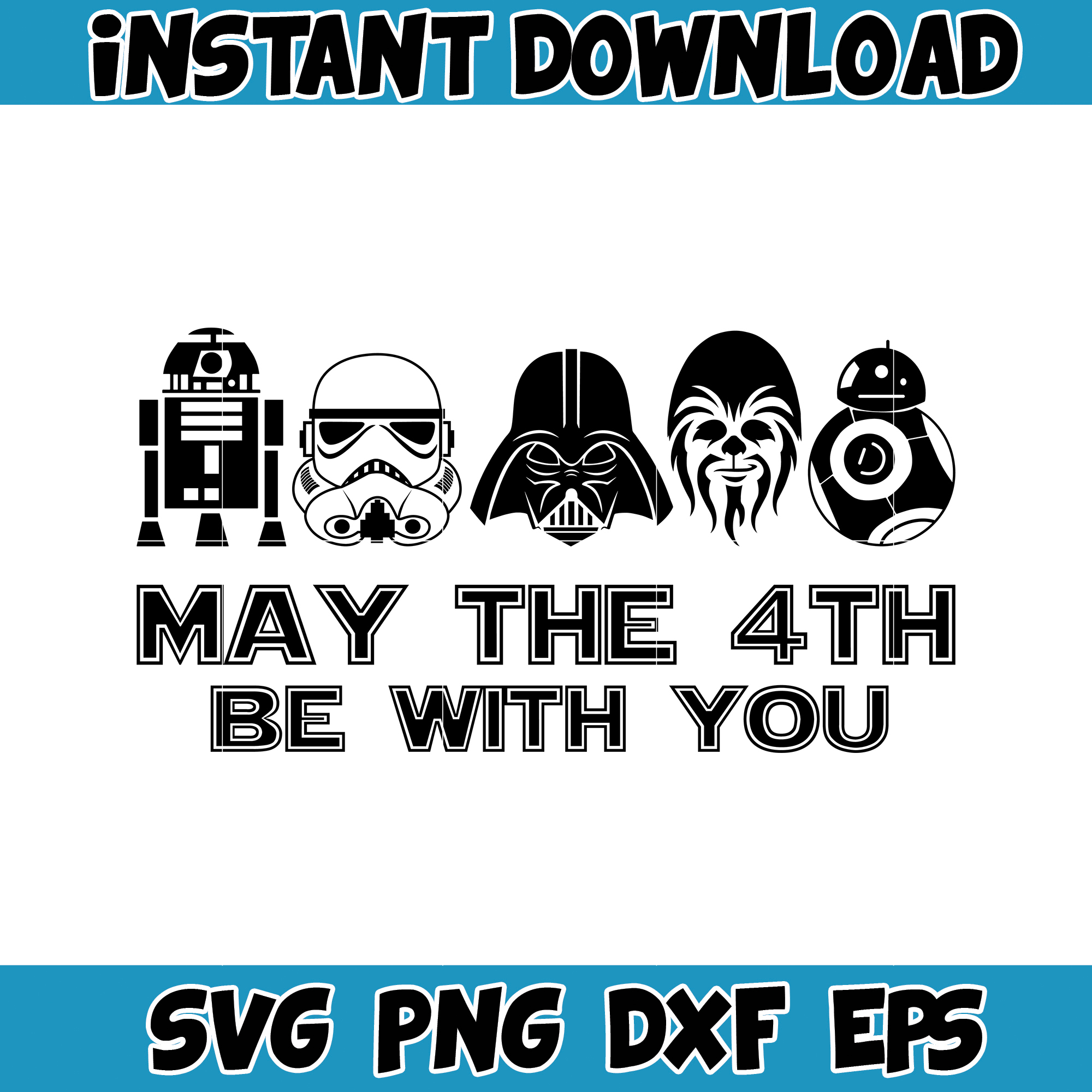 May The 4th Be With You Png Svg, Television Series, Space Tr | Inspire ...