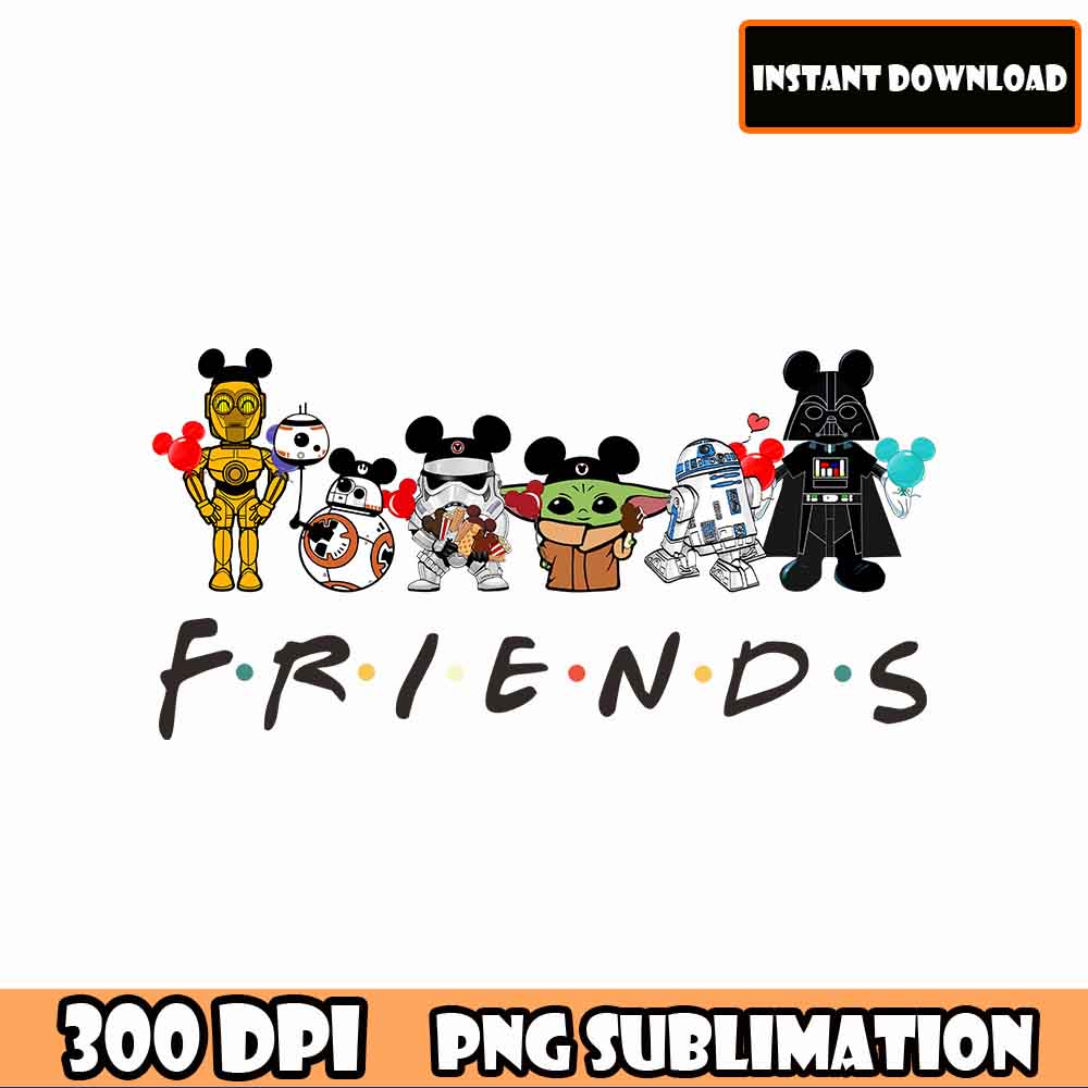 Star Wars Friends SVG, Star Wars Friends Vector, Star Wars C | Inspire ...