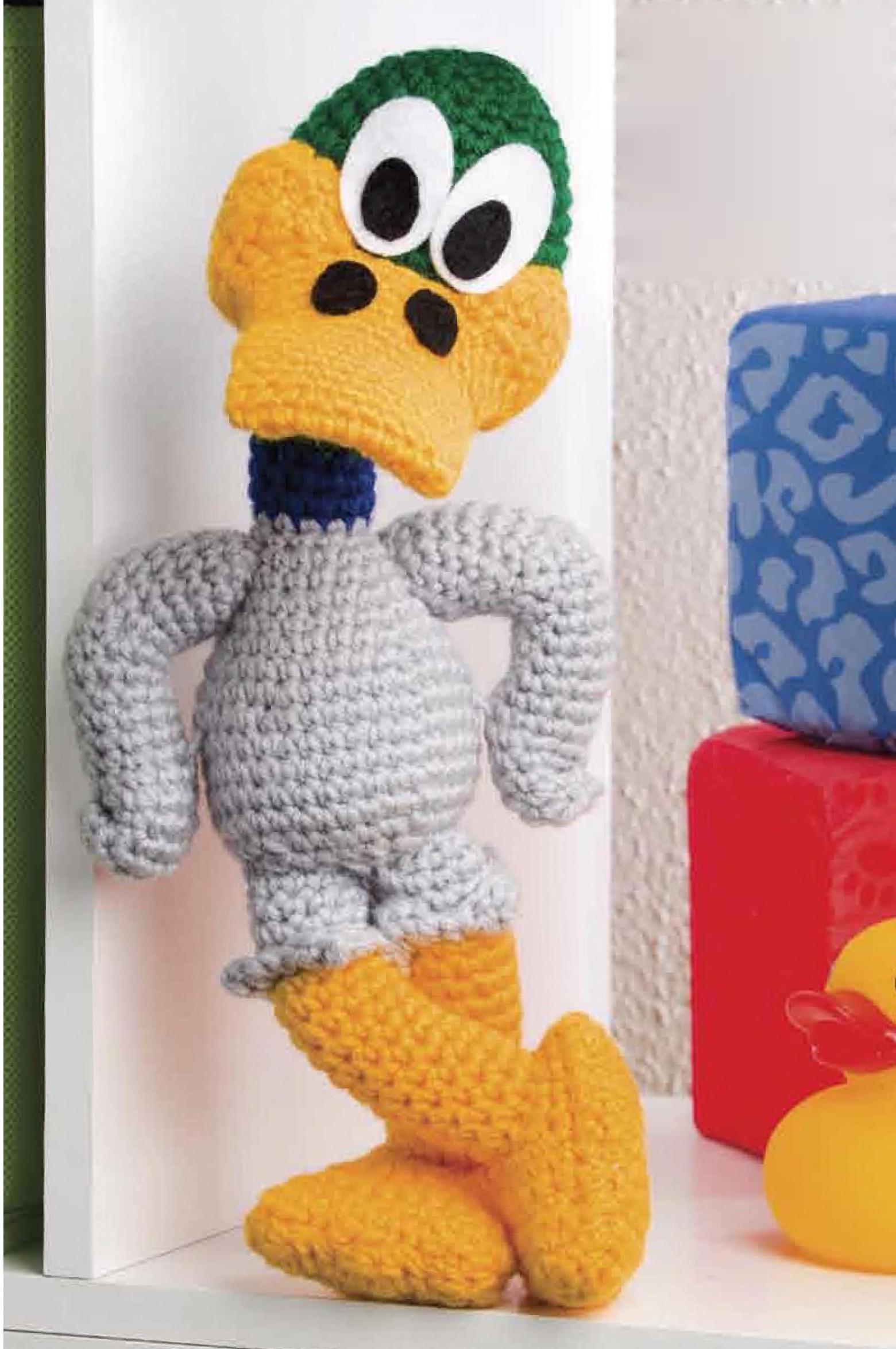 Cheeky Duckling Crochet pattern - Stuffed Toy Vintage patter | Inspire ...