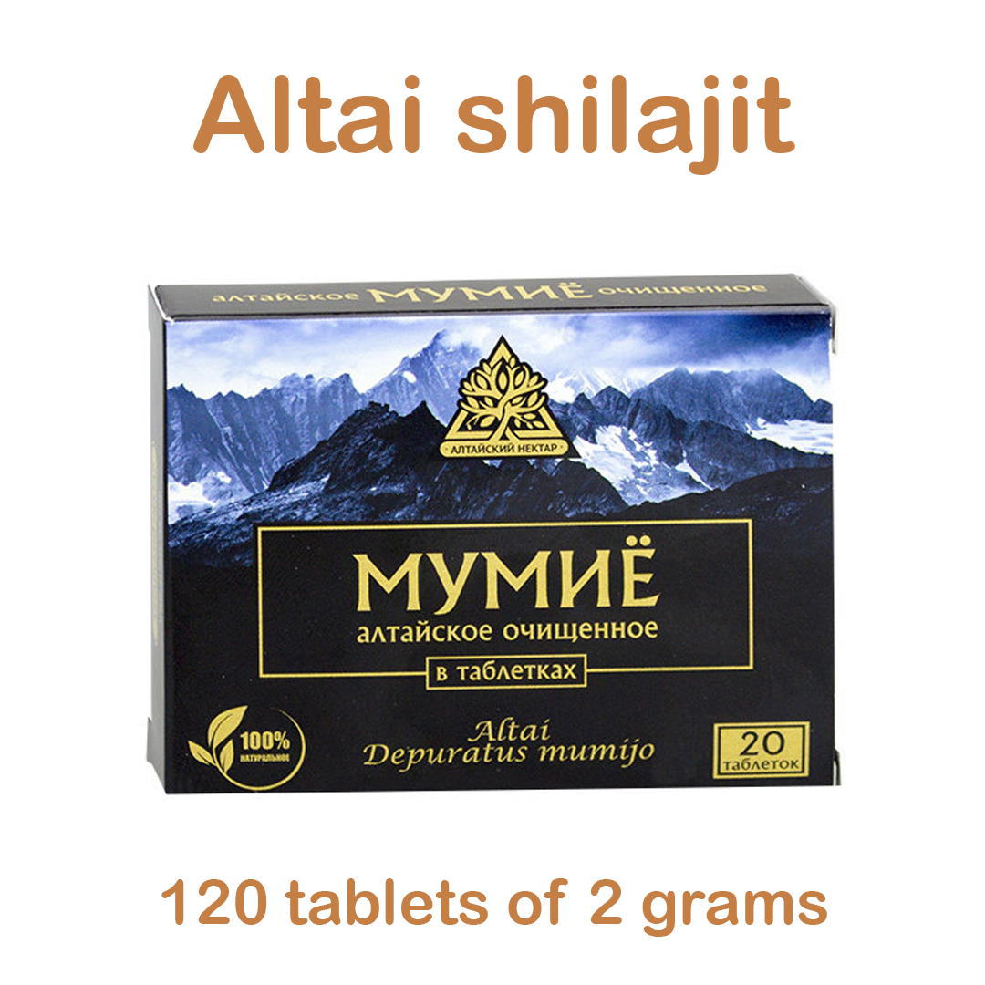 Altai shilajit 120 tablets x 2gr natural mountain shilajit, | Inspire ...