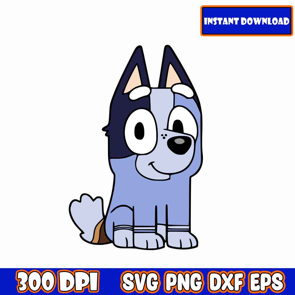 Socks svg, Blue Dog Bundle, Dog Family Bundle, Bluey Bundle, | Inspire ...