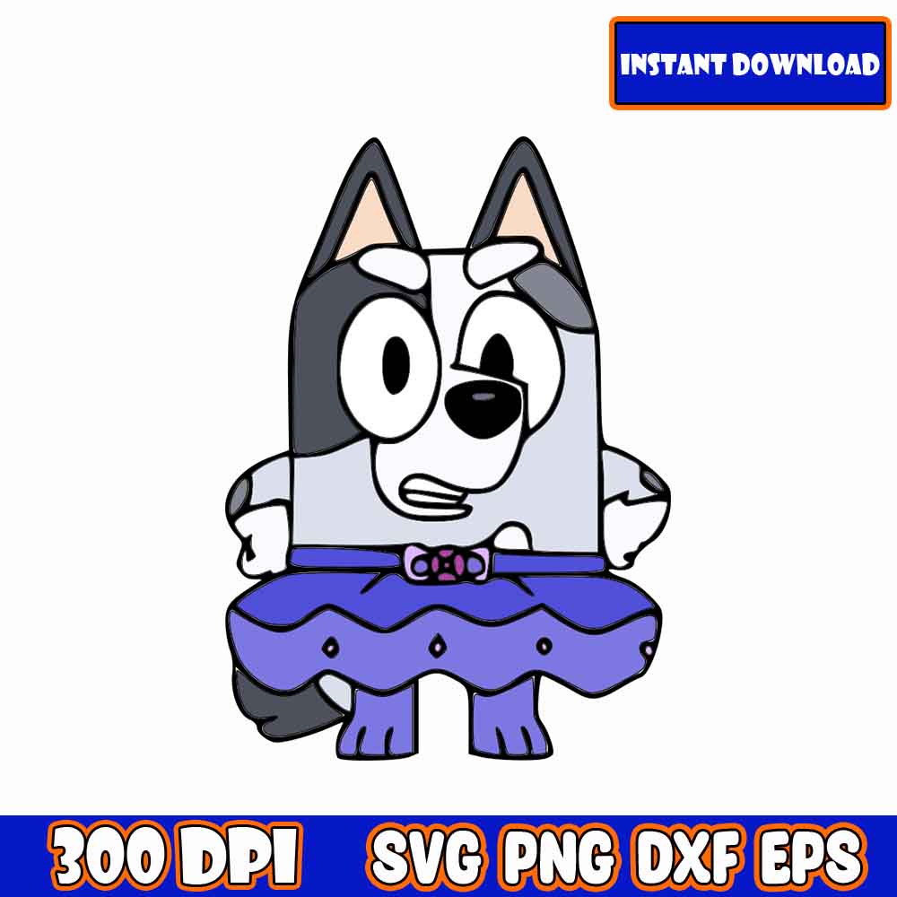 Tutu Muffin svg, Bluey MEGA Bundle, Bluey Cut Files for Cric | Inspire ...
