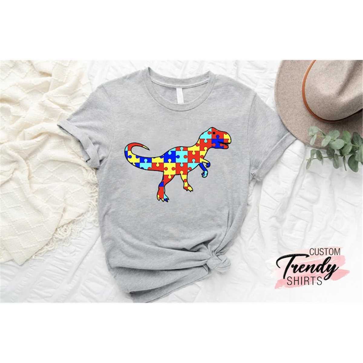 Autism Dinosaur Shirt, Autism Support Shirt, Autism Gift, Au | Inspire ...