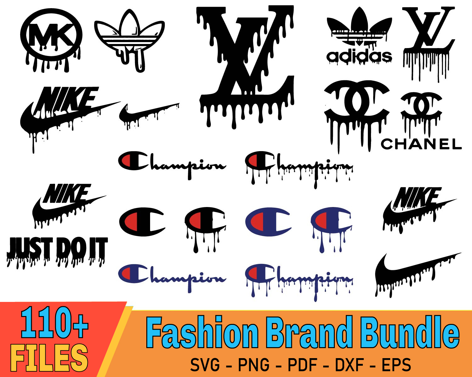 Brand Logo Svg Bundle, Luxury Brand Logo Svg, Fashion Brand | Inspire ...