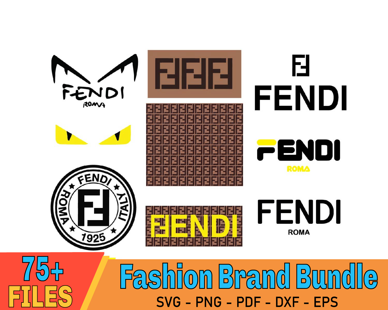 Brand Logo Svg Bundle, Luxury Brand Logo Svg, Fashion Brand | Inspire ...