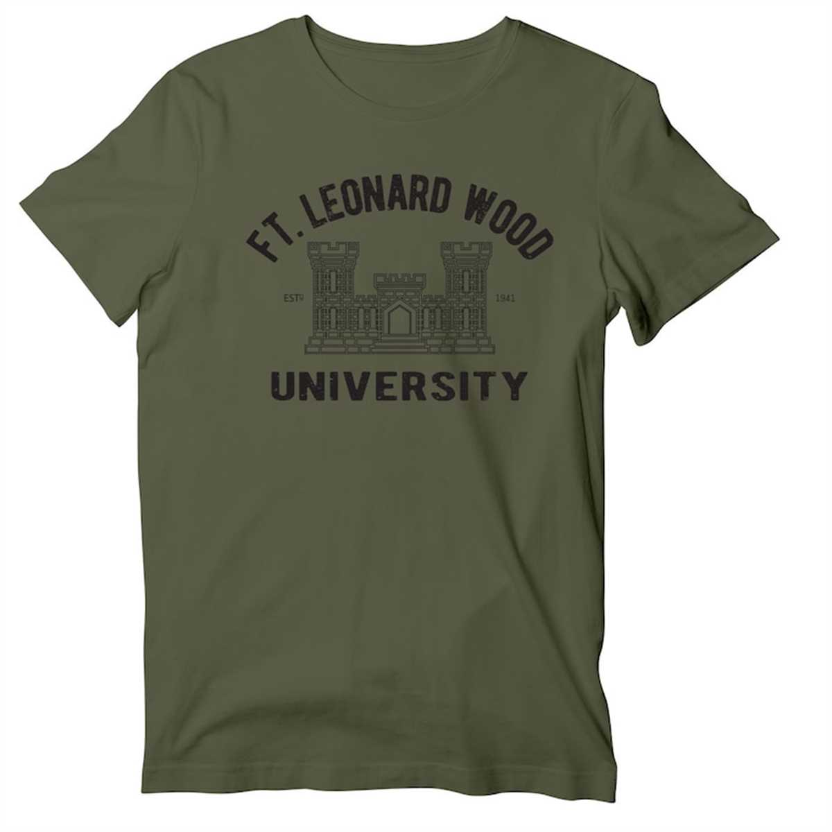 US Army Engineer Fort Leonard Wood University Unisex Short S | Inspire ...