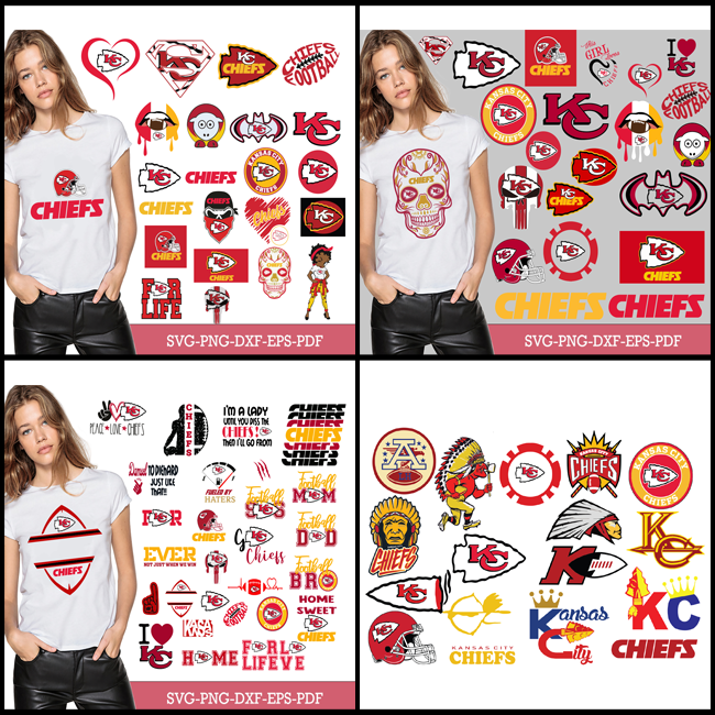 Kansas City Chiefs Bundle Svg, Chiefs Svg, Chiefs logo svg, - Inspire ...