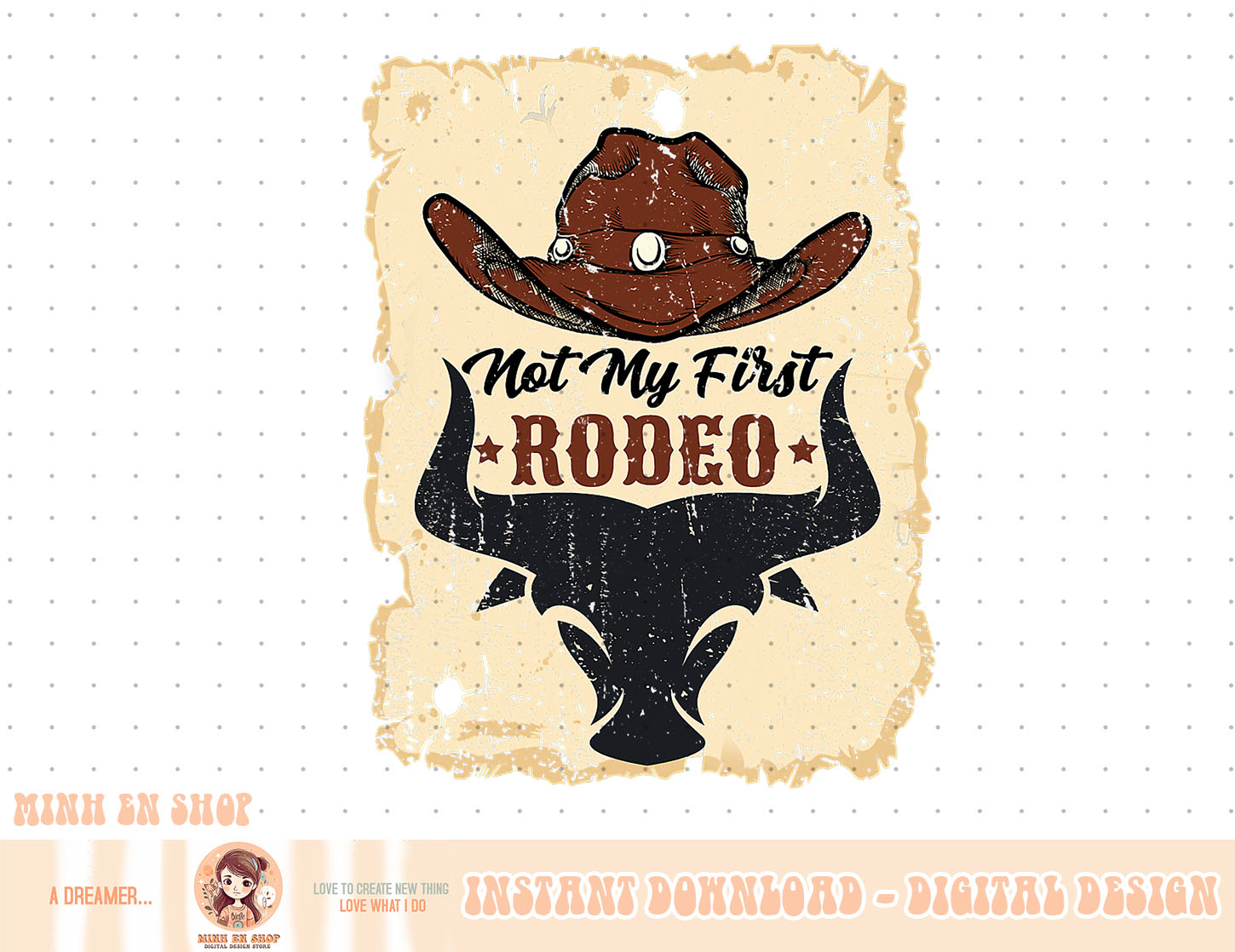 Not My First Rodeo Vintage Rodeo Western Country Cowboy png | Inspire ...