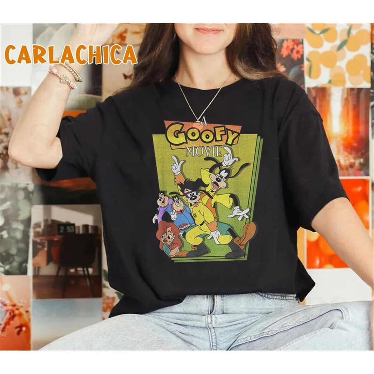 Disney A Goofy Movie Max Powerline Dance Logo T-Shirt Unisex - Inspire ...
