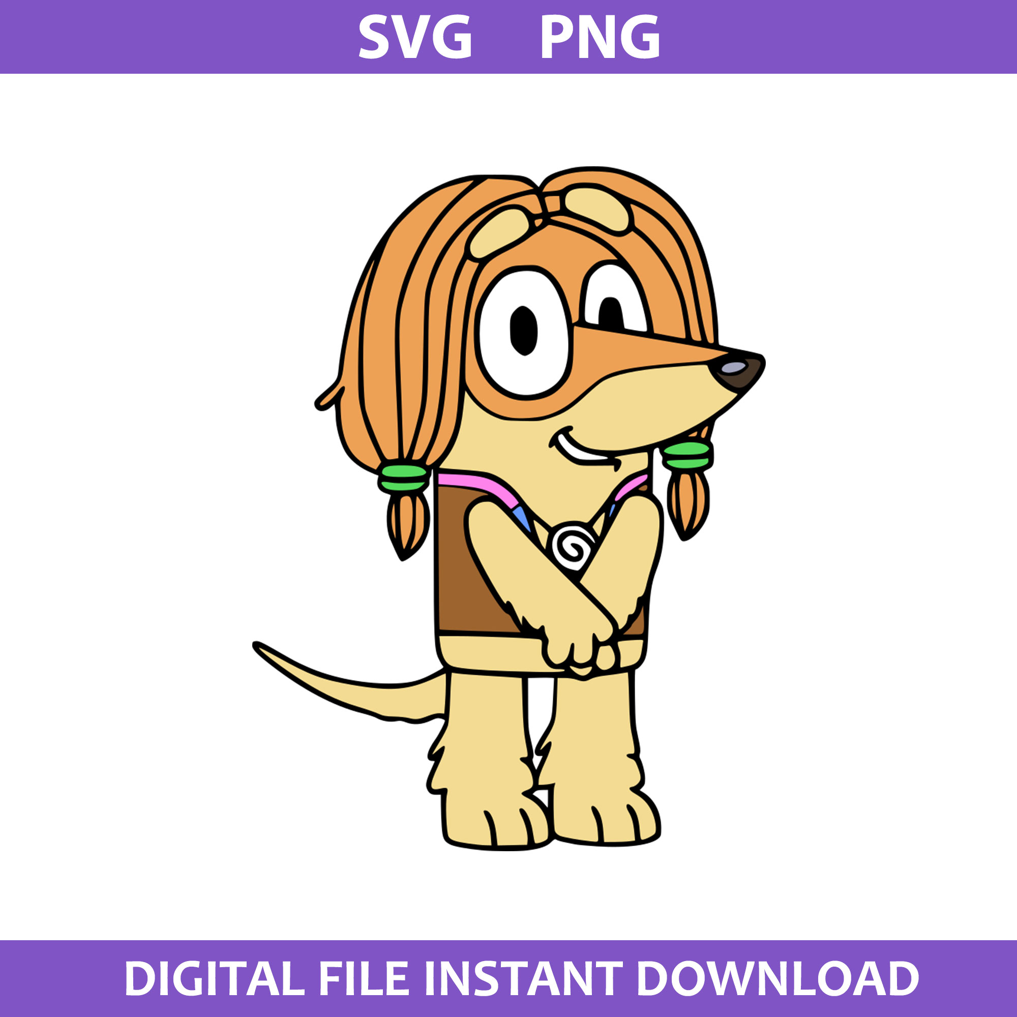 Bluey Indy Svg, Indy Dog Svg, Bluey Svg, Cartoon Svg, Png Di | Inspire ...