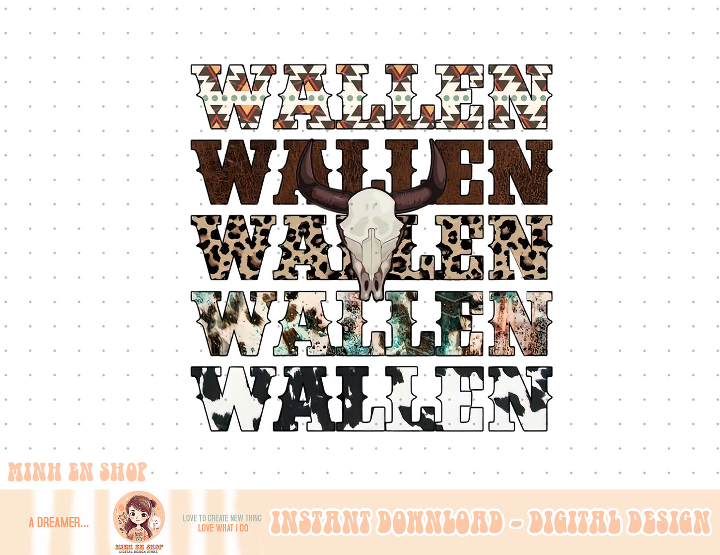 Wallen Western Shirt Wallen Bullhead Tee Cowboy Wallen png - Inspire Uplift