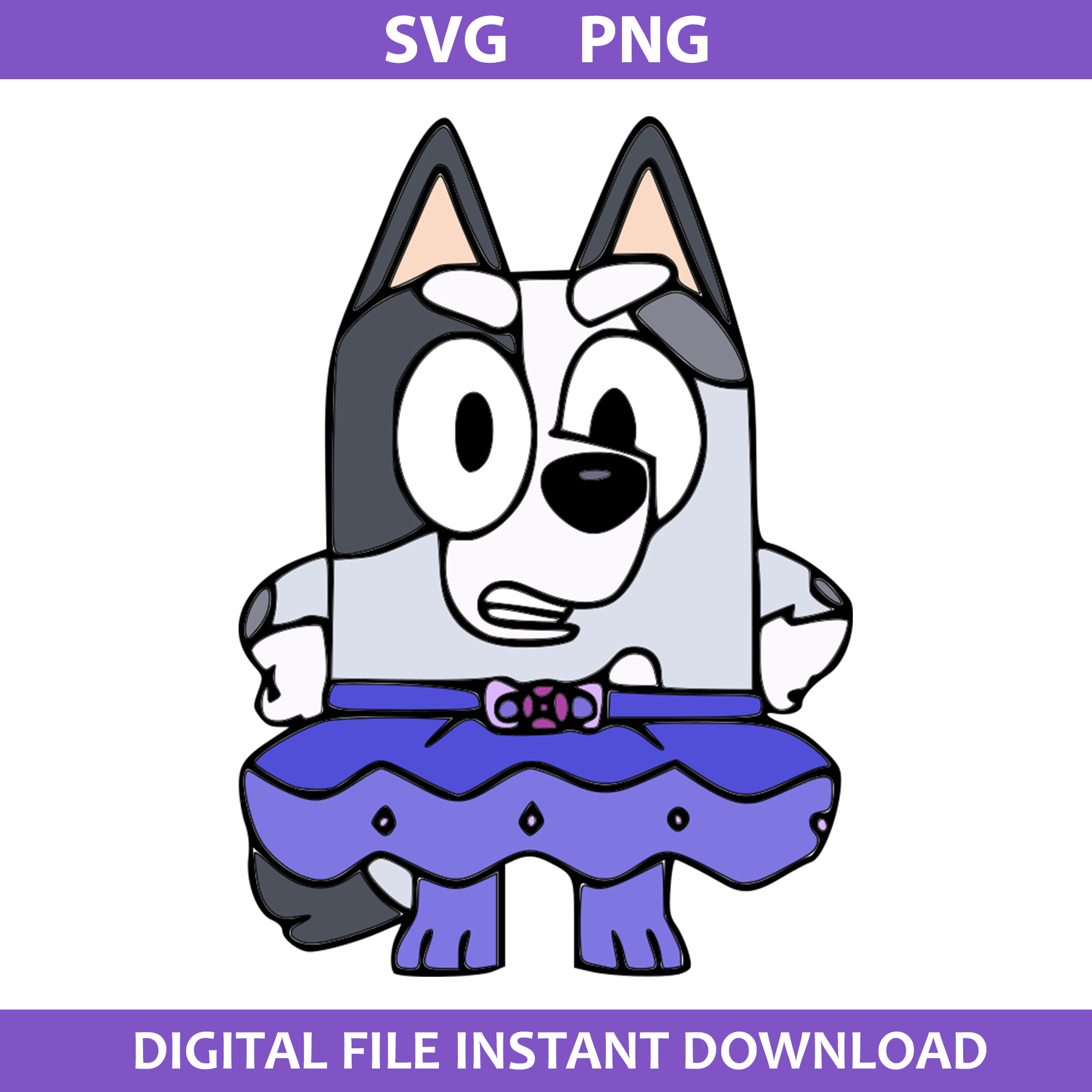 Tutu Muffin Svg, Bluey Muffin Svg, Bluey Svg, Cartoon Svg, P | Inspire ...