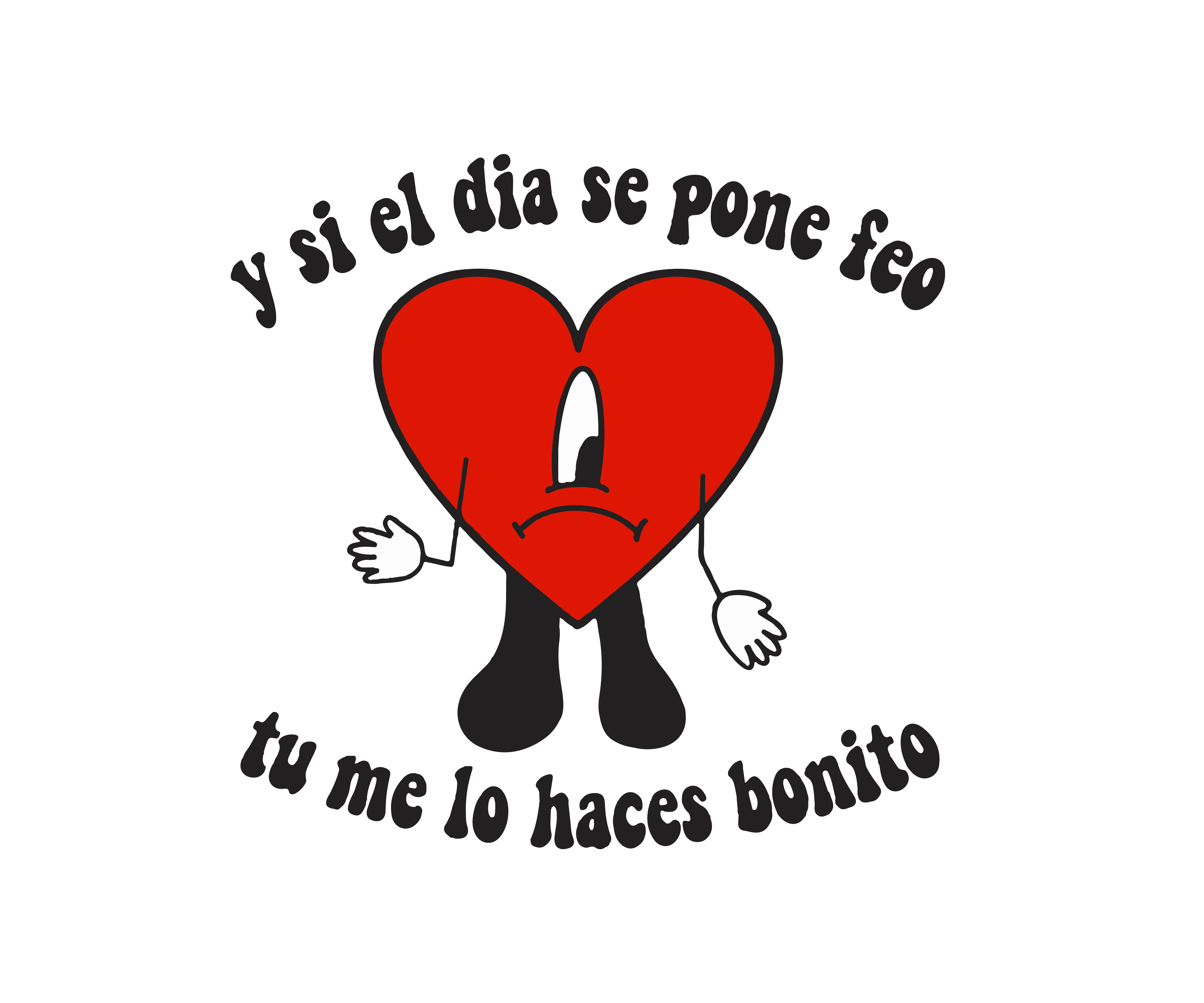 Bad Bunny Svg, Bad Bunny Heart SVG, Bad Bunny Logo SVG, Un V | Inspire ...