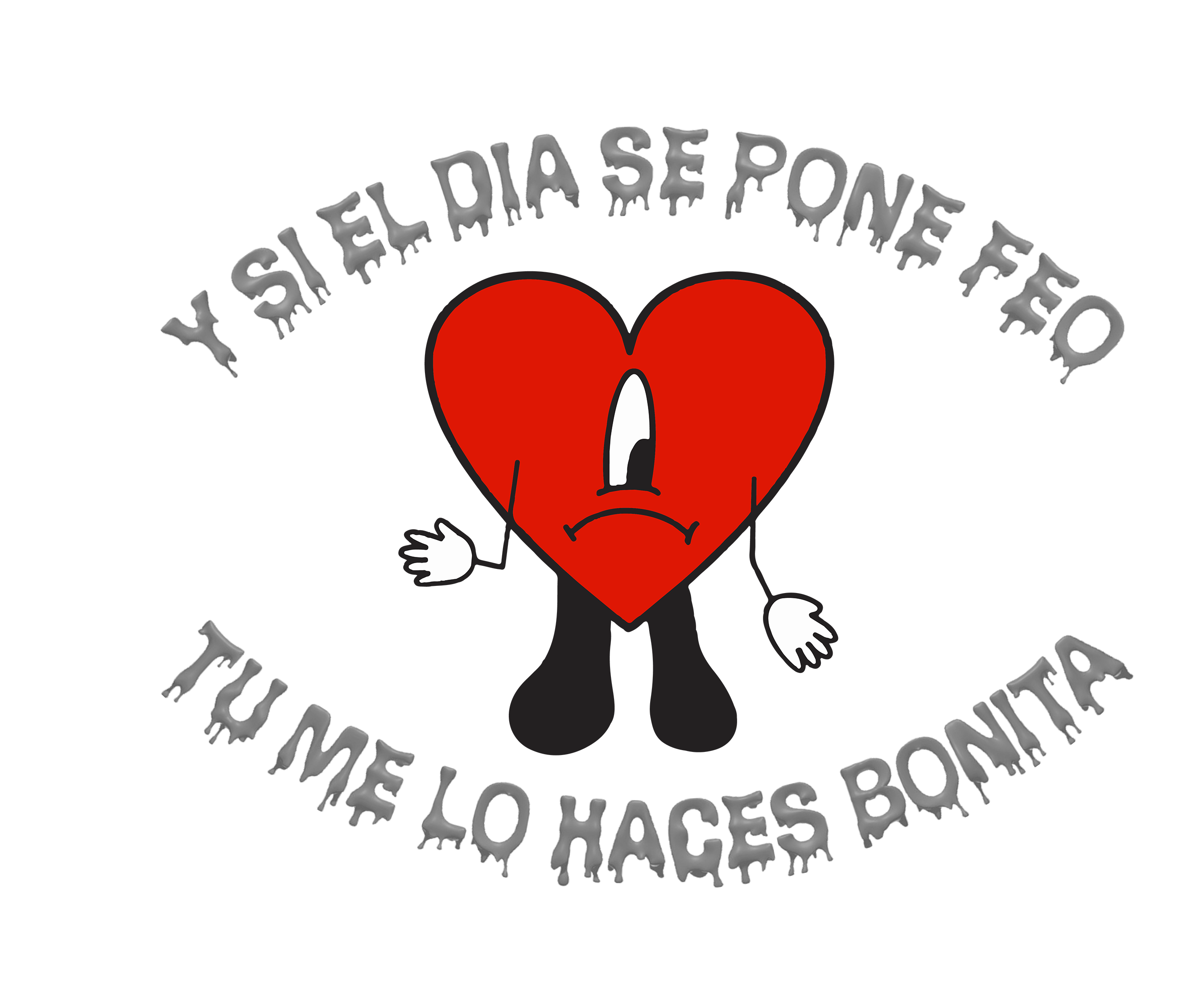 Bad Bunny Svg, Bad Bunny Heart SVG, Bad Bunny Logo SVG, Un V | Inspire ...