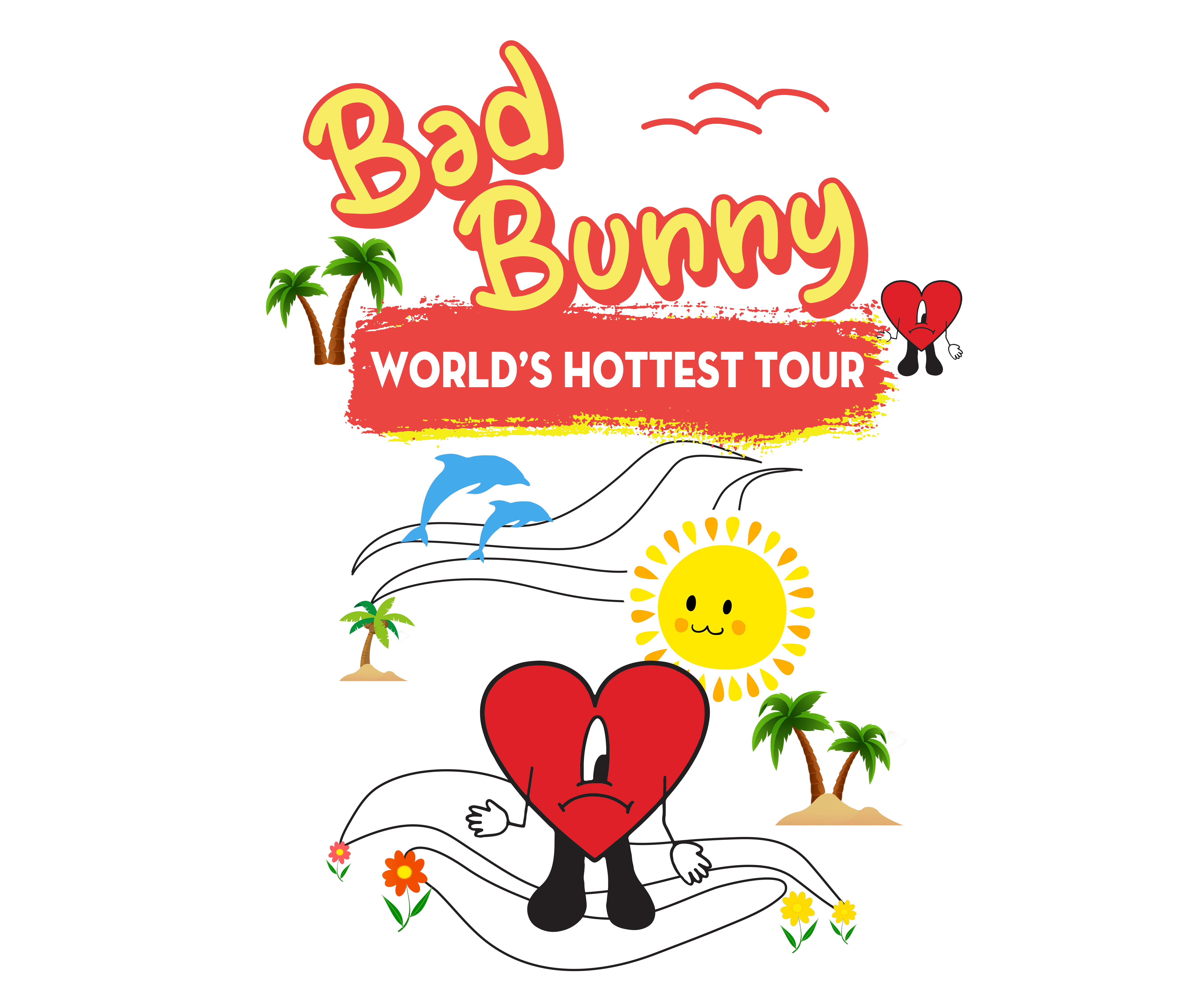 Bad Bunny Svg, Bad Bunny Heart SVG, Bad Bunny Logo SVG, Un V | Inspire ...
