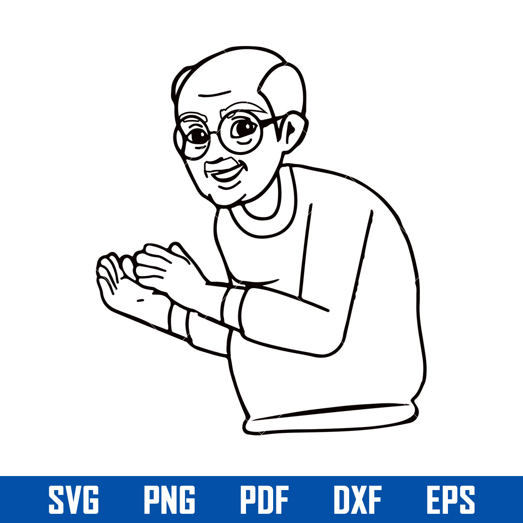 Gracie's Corner Grandpa Outline Svg, Gracie's Corner Svg, Pn - Inspire ...